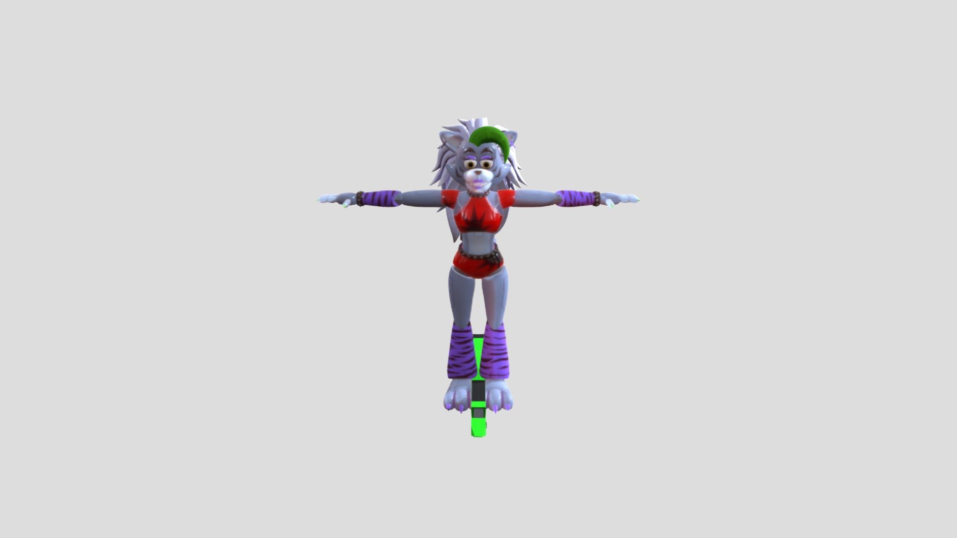 Roxanne Wolf - FNAF Security Breach Usdz - 3D model by FNAF197 [f579da3 ...