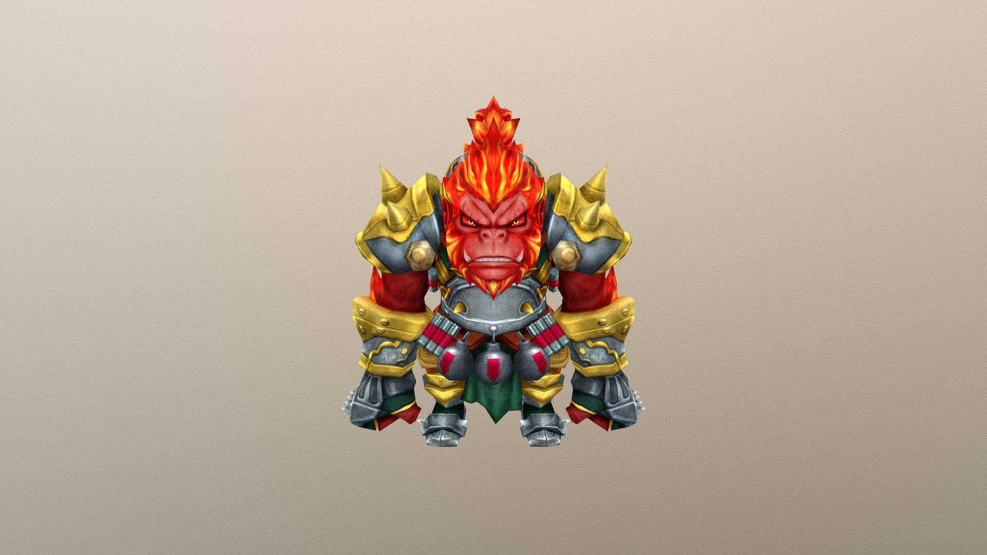 Monkey2 - 3D model by chaungo [f579e16] - Sketchfab