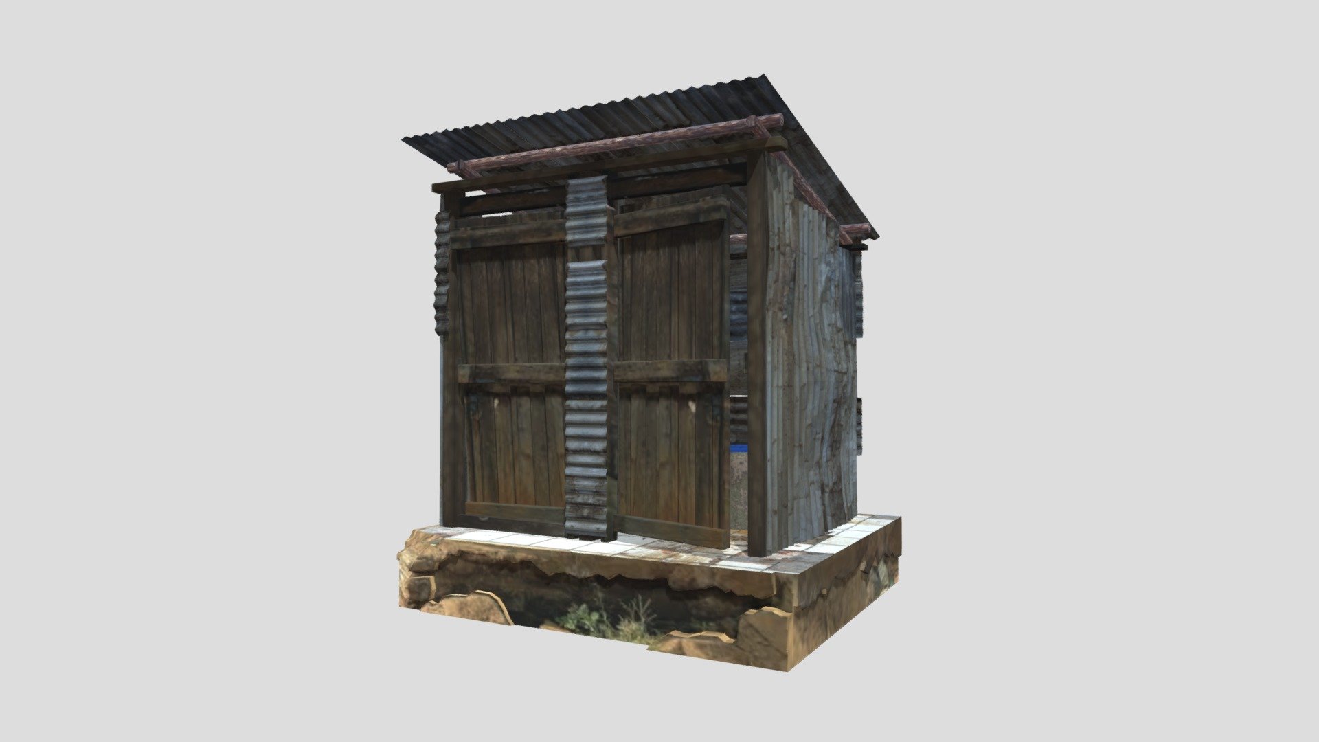 Game Ready Shanty Toilet - Download Free 3D model by cebisaTheCreator ...