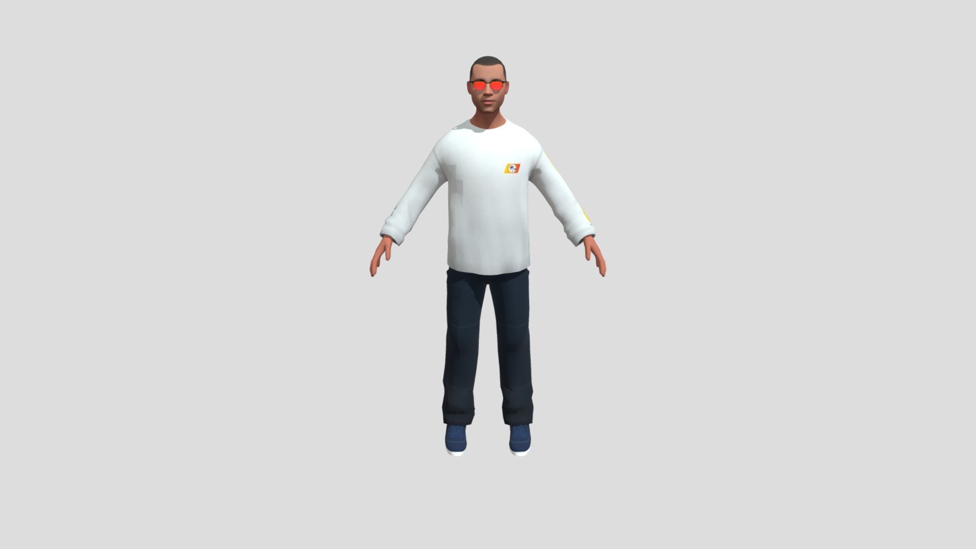 T- Pose - 3D model by doms230 [f57a622] - Sketchfab