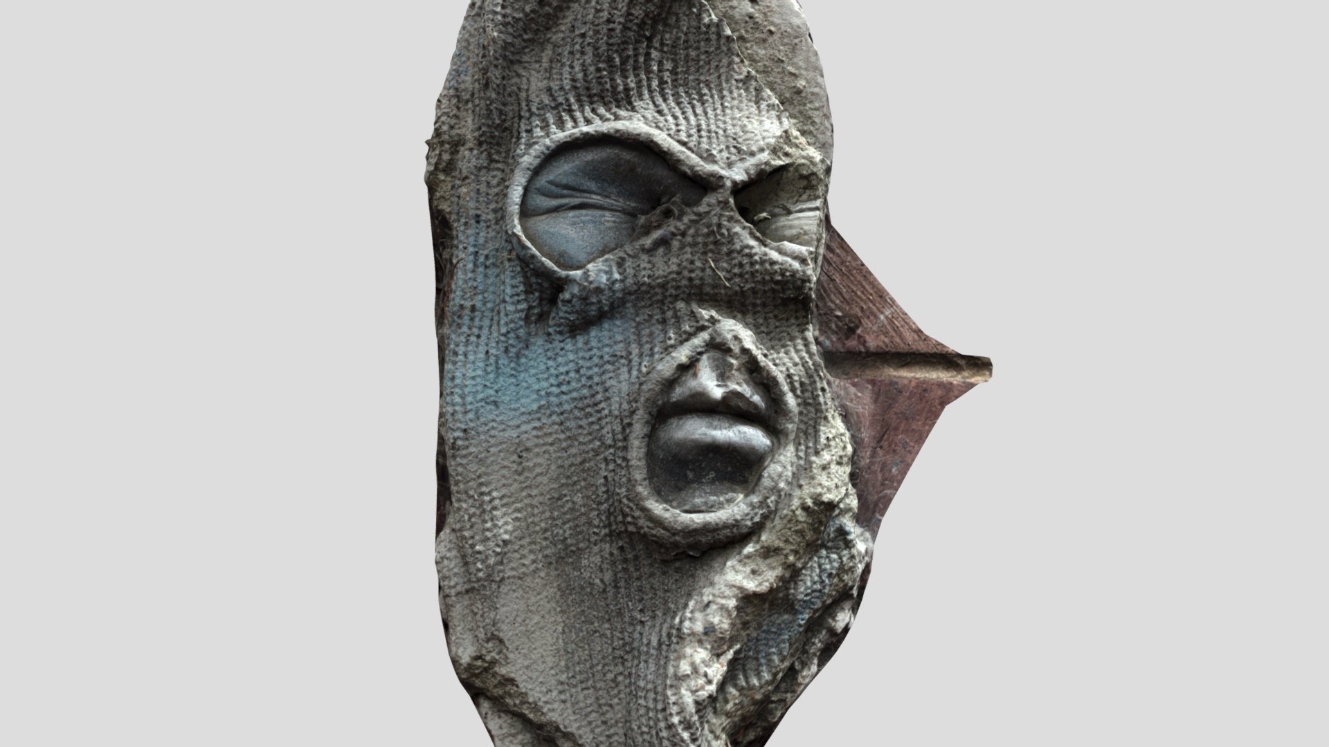 FACE ON WALL - Download Free 3D model by Jimmy Gunawan (@jimmygunawan ...