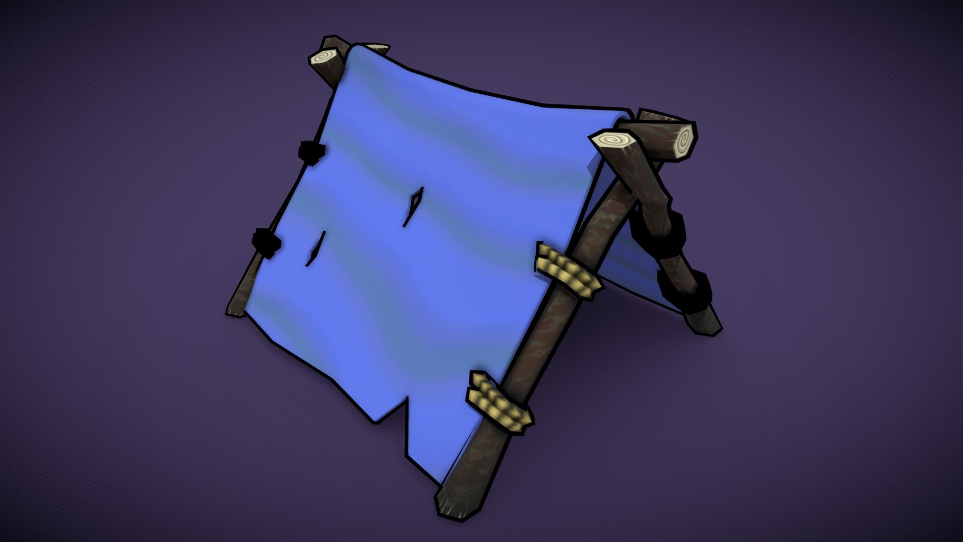 Stylized Tent - Download Free 3D model by Kigha [f57b793] - Sketchfab