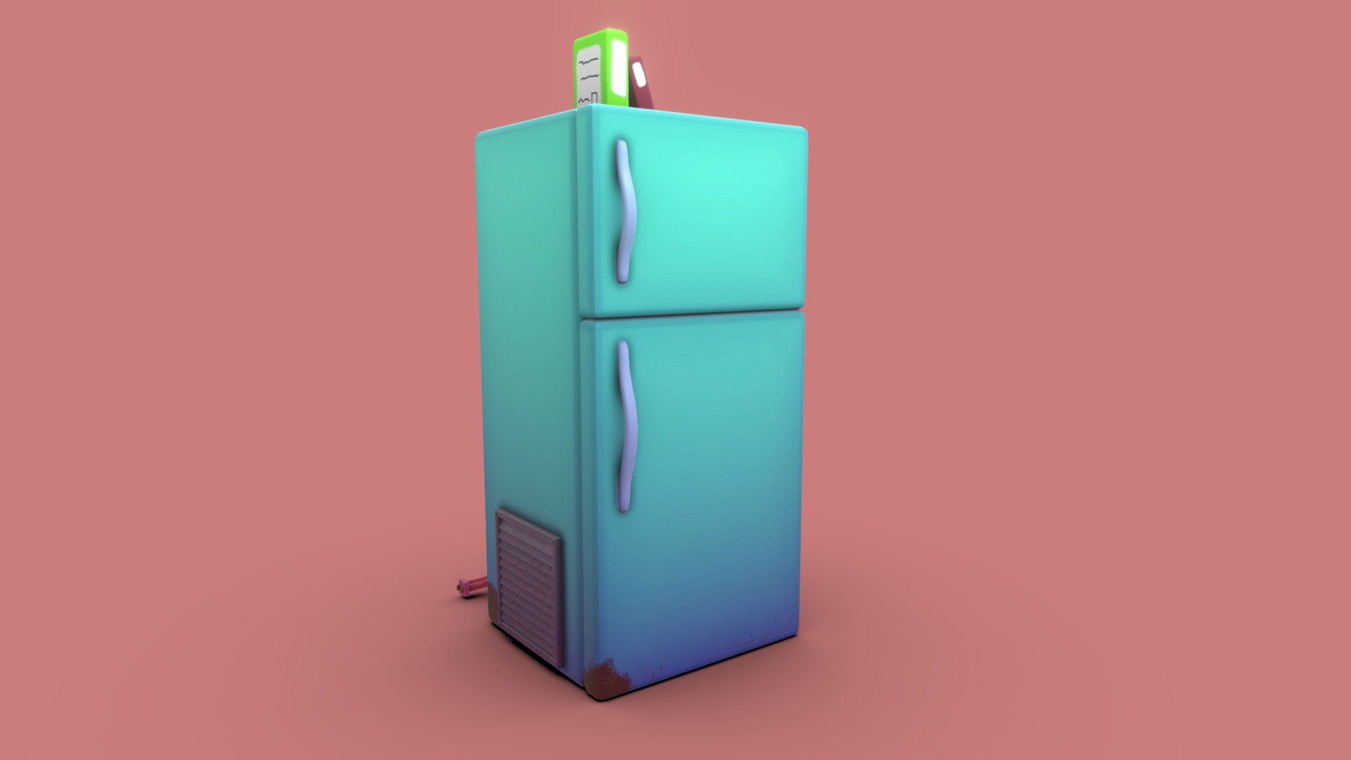 Fridge / Stylized / gameready - Download Free 3D model by Myjato [f57bb57] - Sketchfab