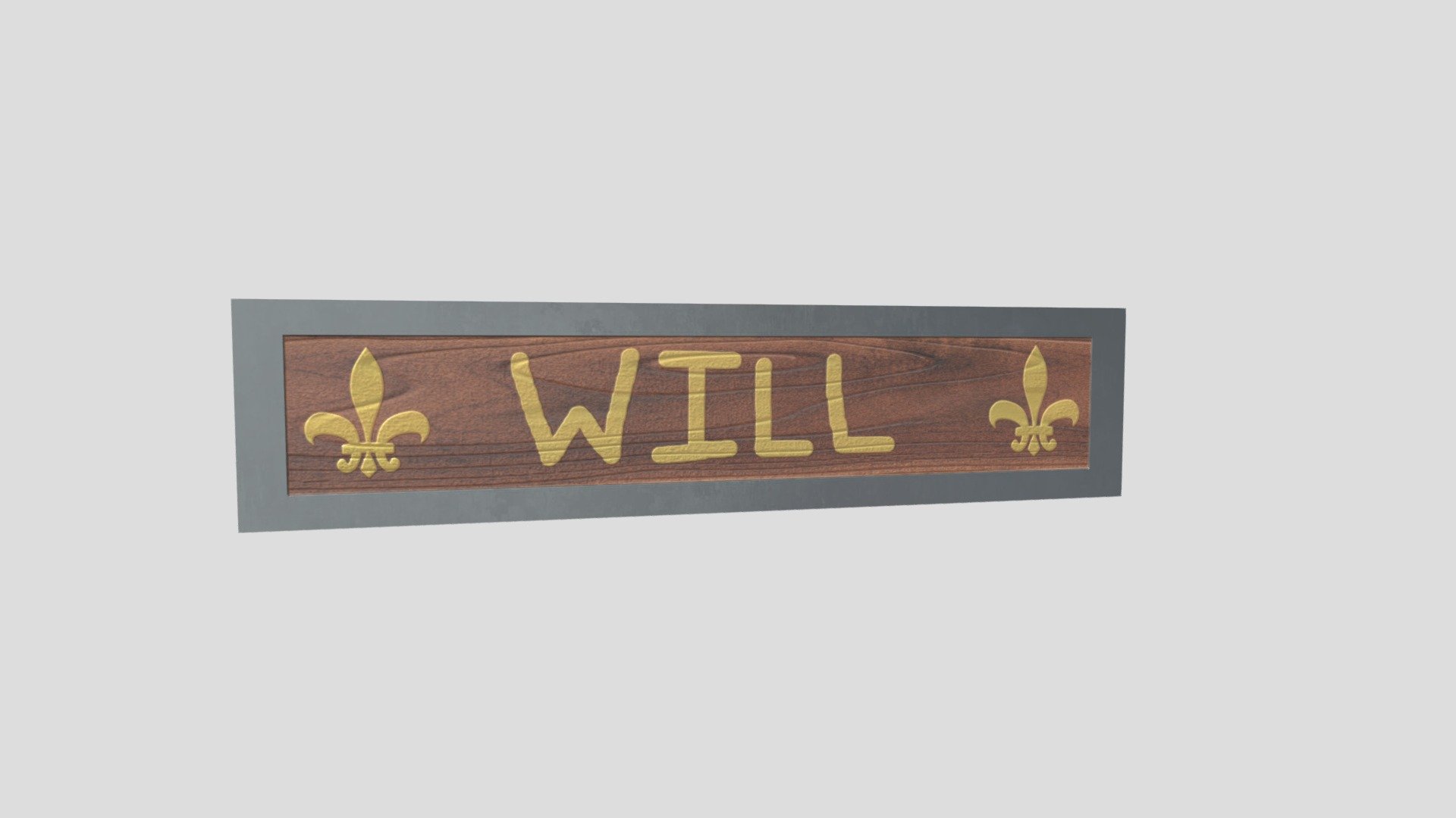 Name Plate - Download Free 3D model by wgrossmann (@BeatRush ...