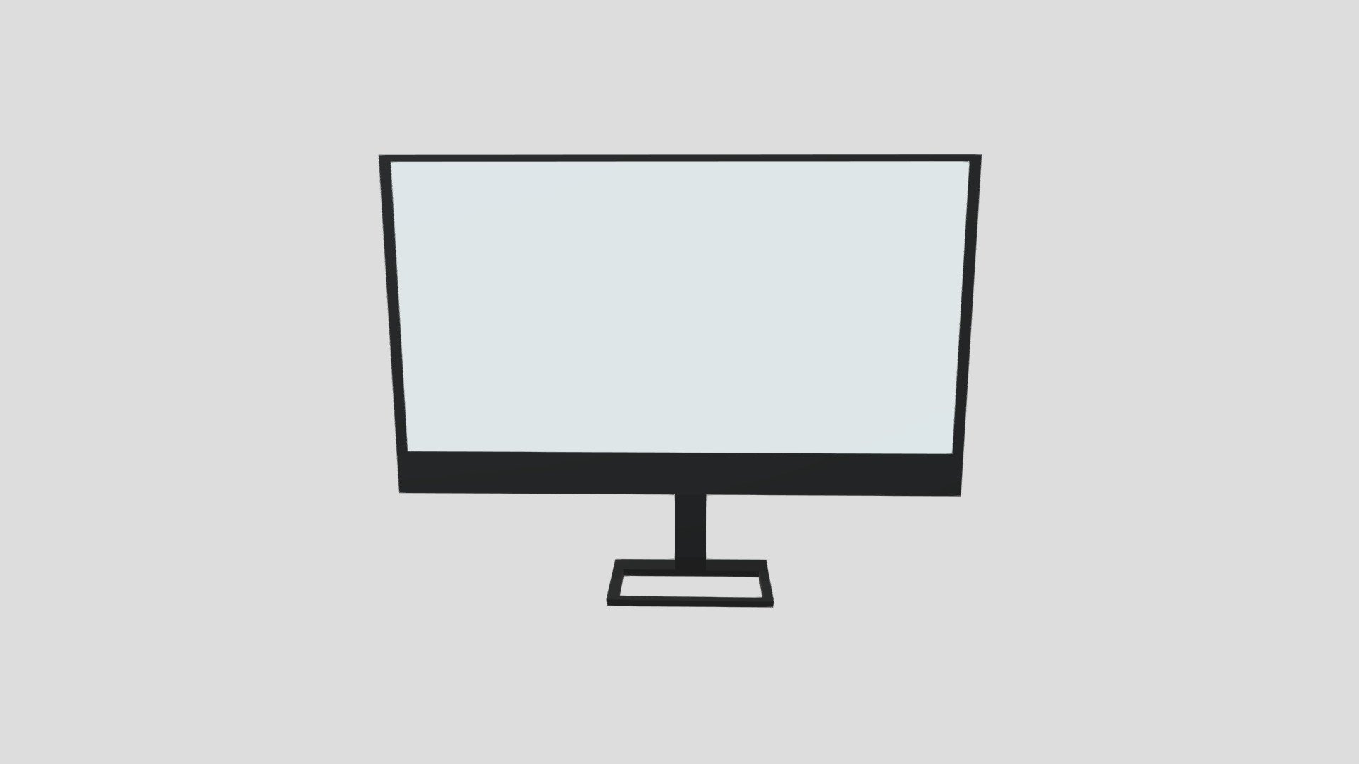 3D Monitor - Download Free 3D model by Blender Bird (@BlenderMaster1 ...