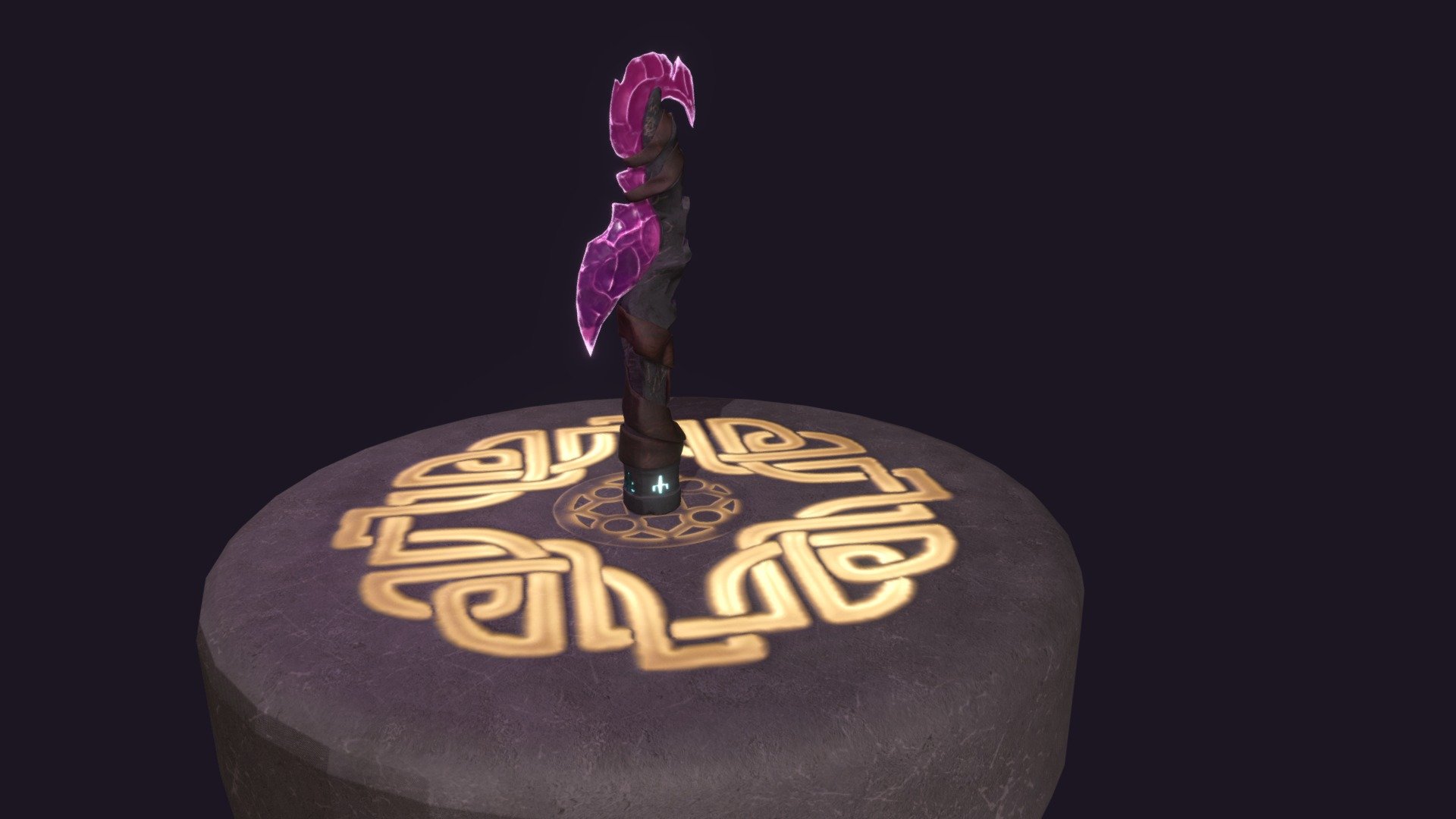 Ceremonial Arcane Dagger - 3D model by DanielZahariev (@kobalt23 ...
