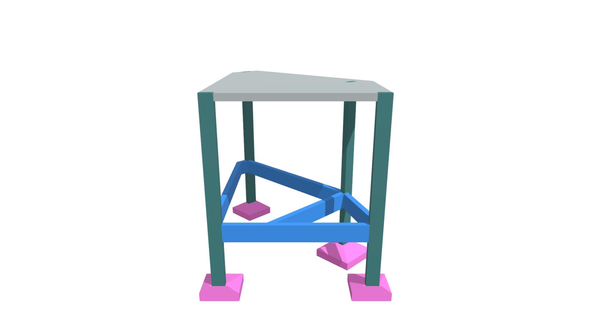 Estrutura 3D - Portaria Residência NA - 3D model by MASP Projetos ...