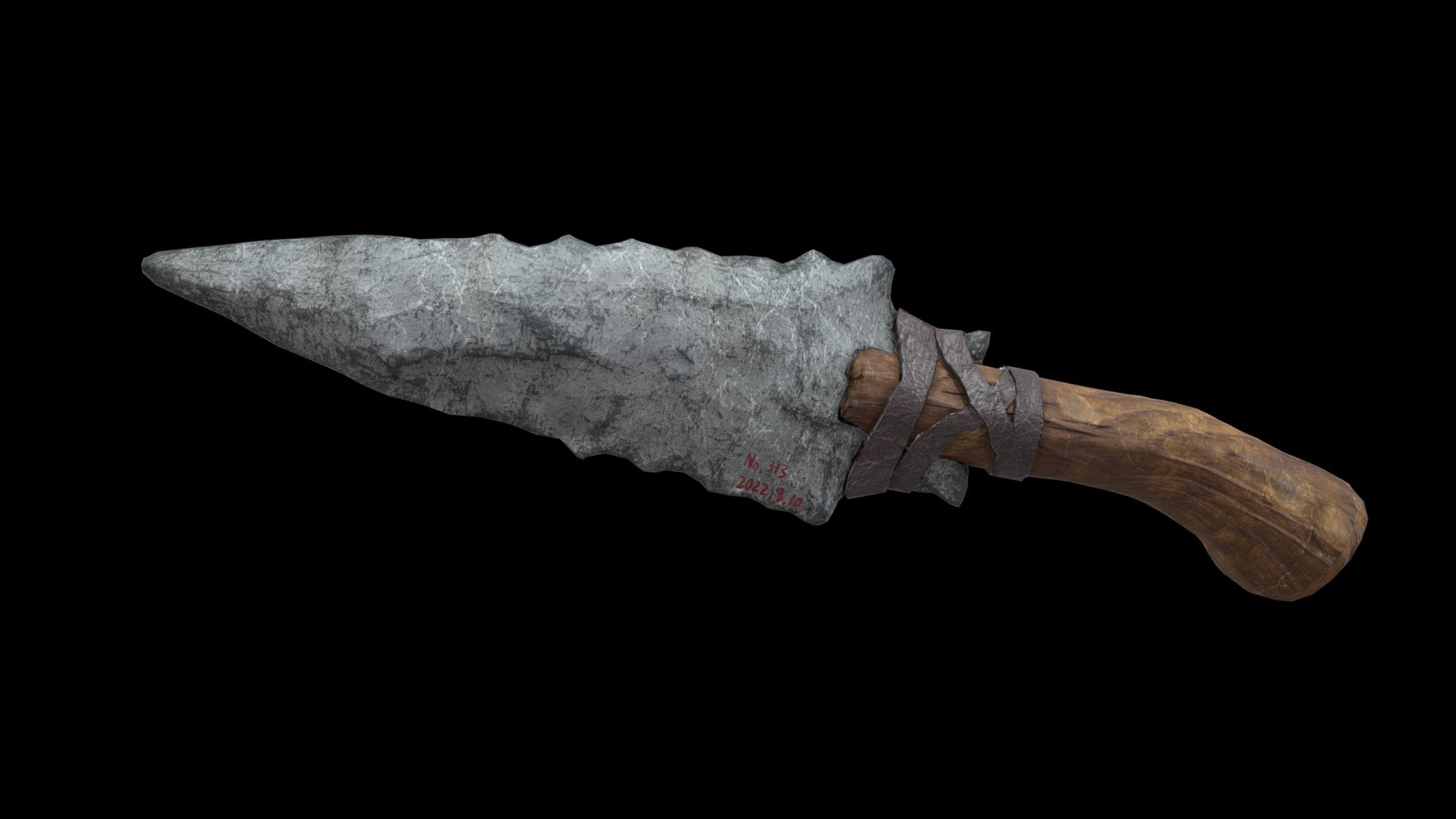 Primal Stone Dagger - Download Free 3D model by DopamineWarlock ...