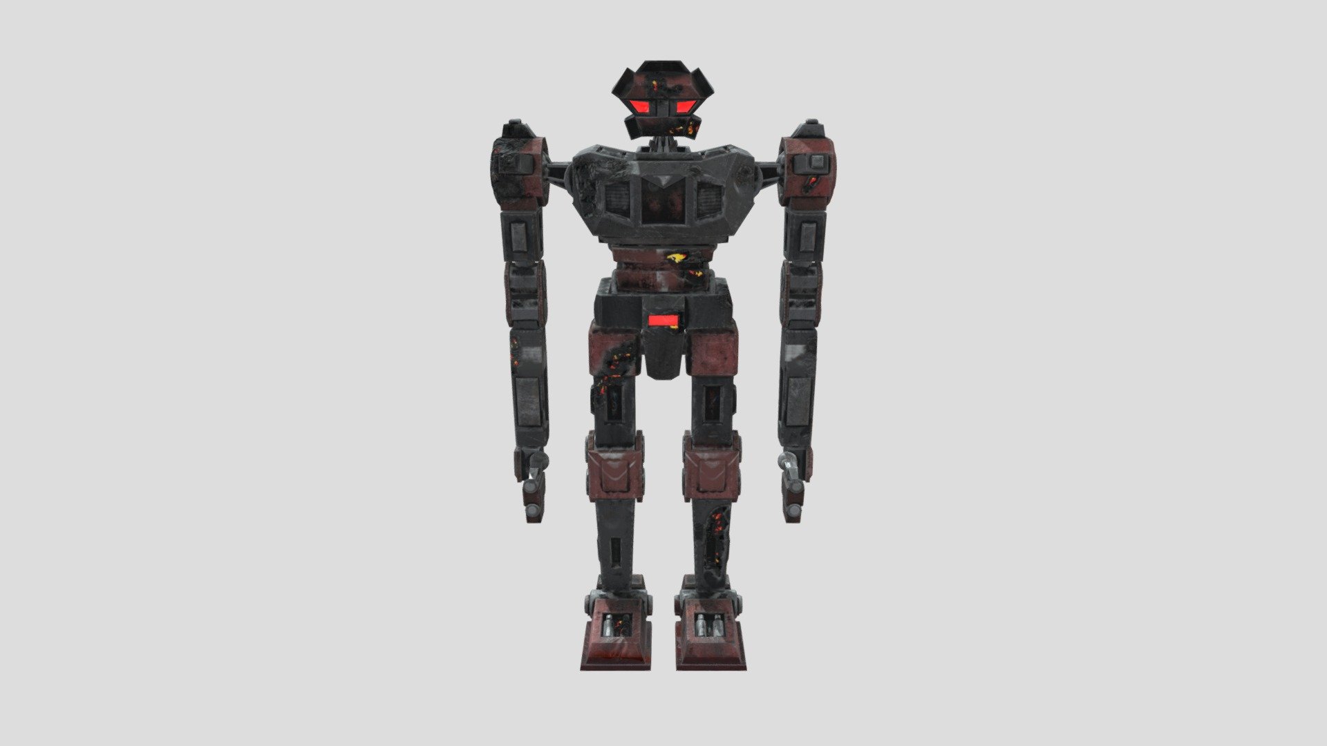 Mecha Inner Frame (Damage) - 3D model by NathanMartin15 [f5823f6 ...