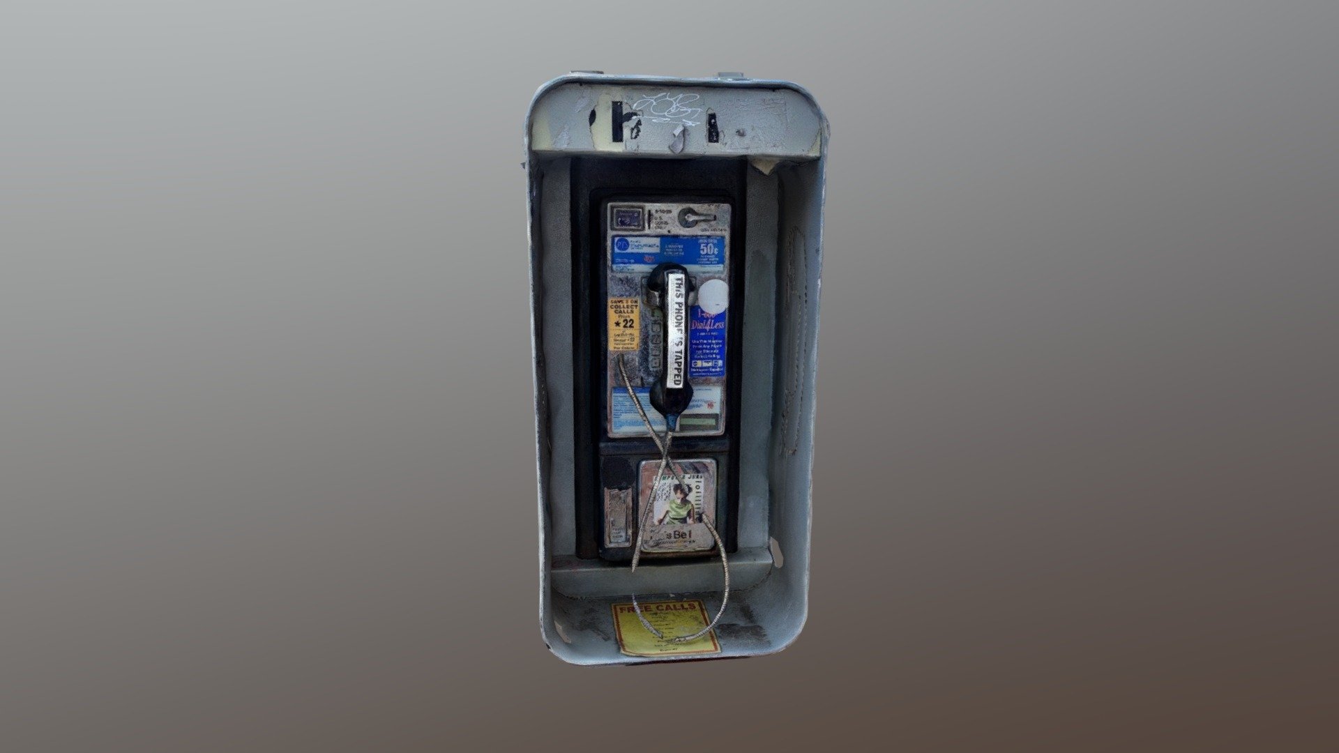 Fully intact pay phone - Download Free 3D model by botnet (@botnet3xd ...