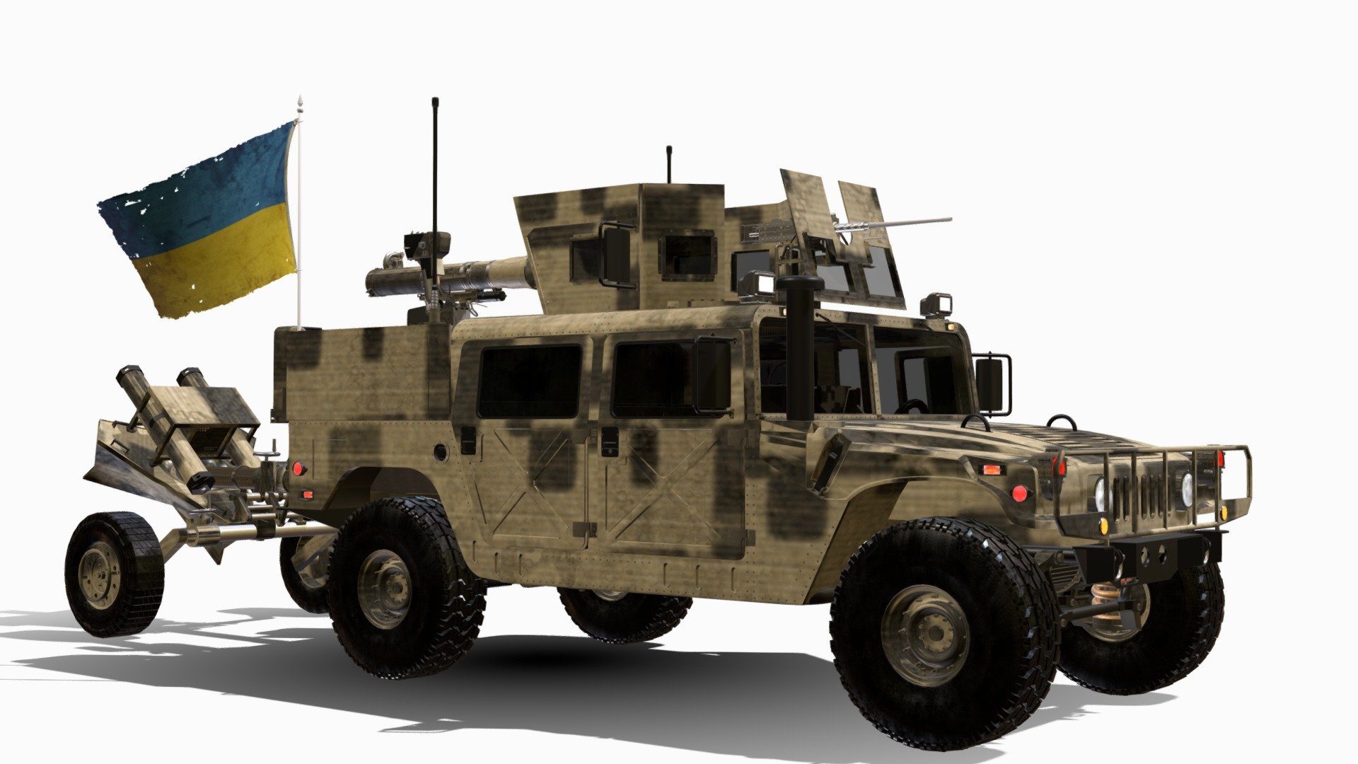 Humvee 4x4 ukraine - 3D model by LM3D (@lm9241221) [f5831bc] - Sketchfab