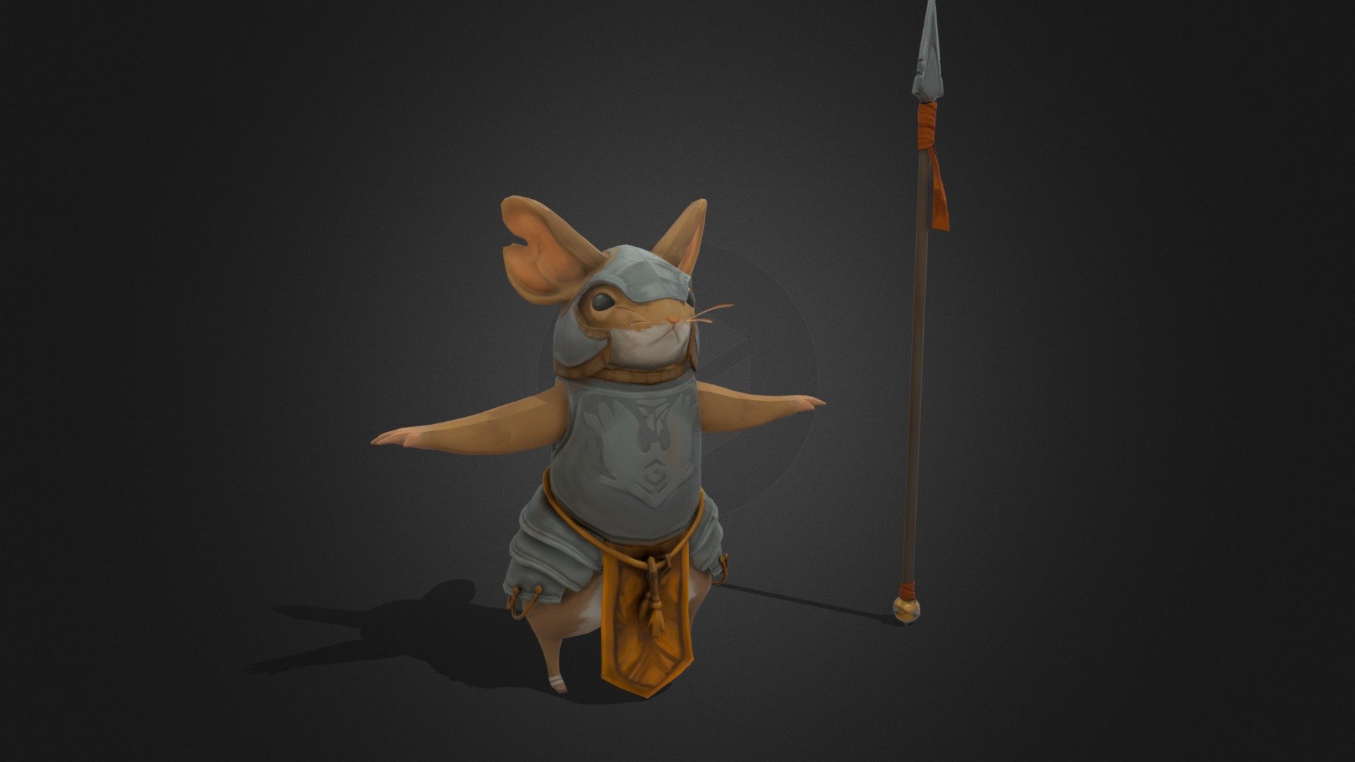 Mouse Warrior - Download Free 3D model by Emily Blane (@emilyblane ...