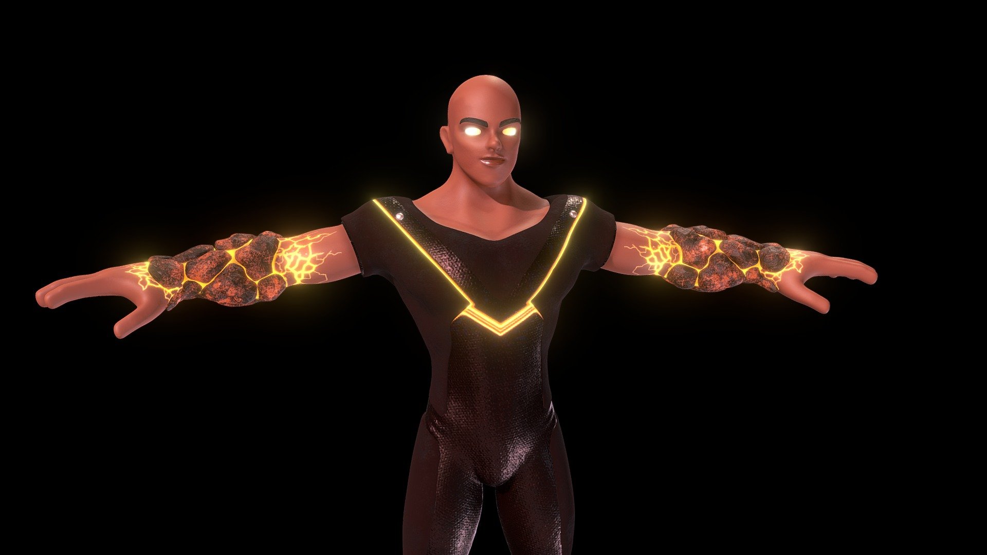 Flameboy - 3D model by Davidanimato [f58490c] - Sketchfab