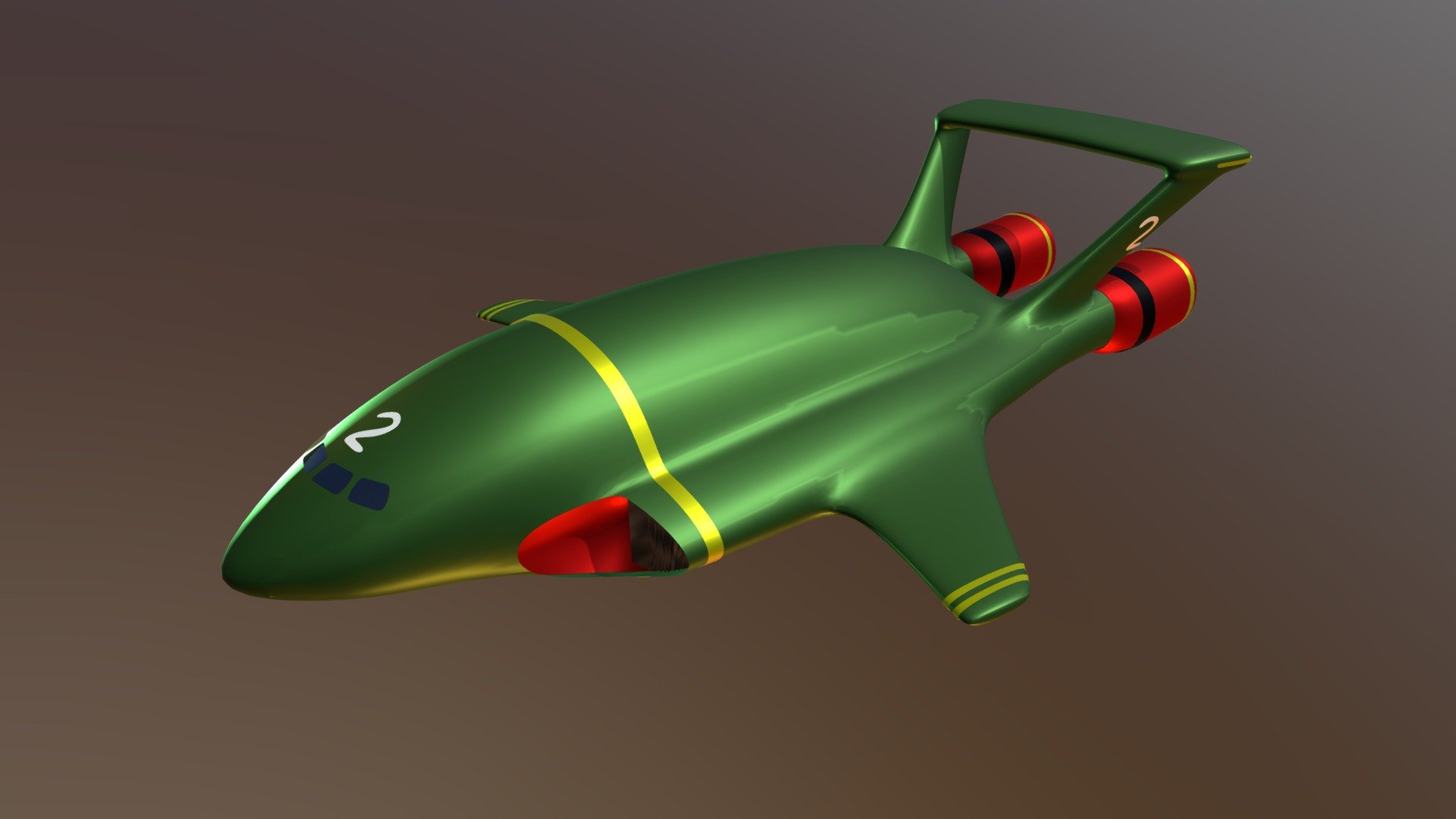 Thunderbird 2 - Download Free 3D model by richtrueman [f586907] - Sketchfab