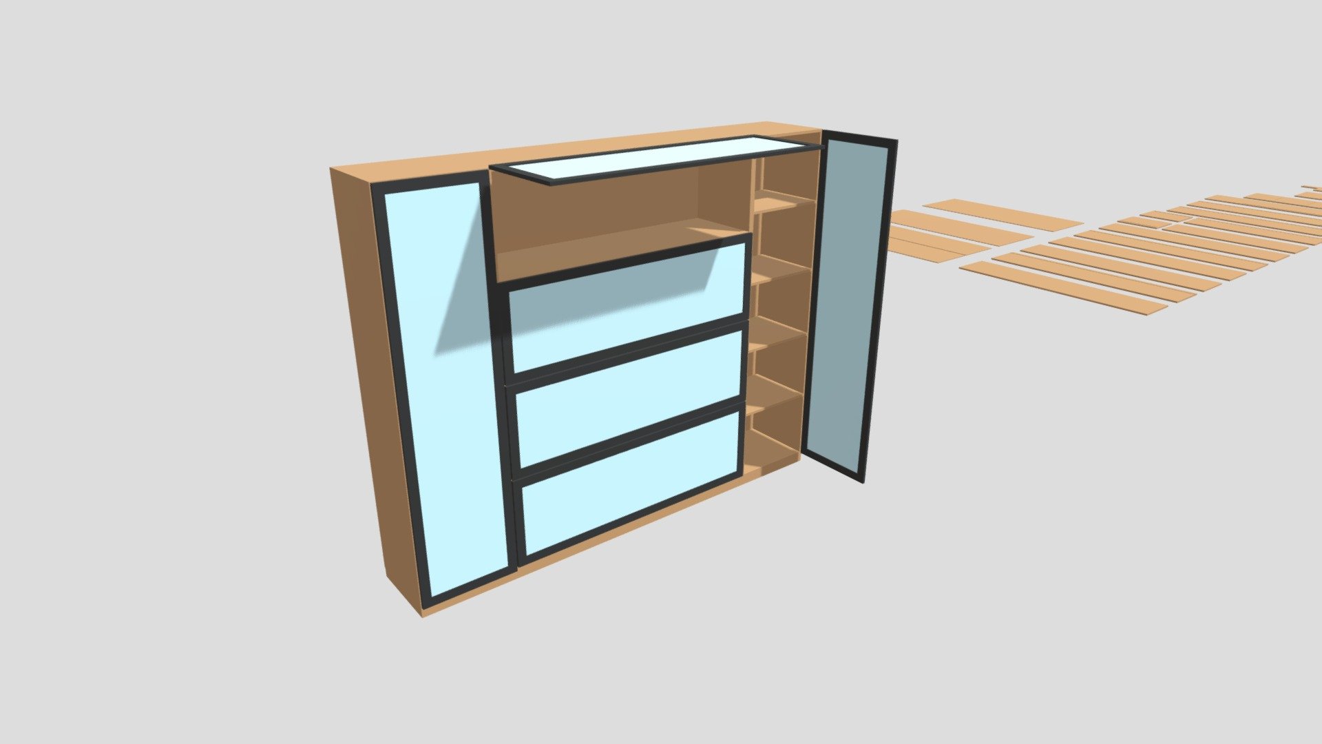 Display shelves - Download Free 3D model by Gariskonsep [f58829c ...