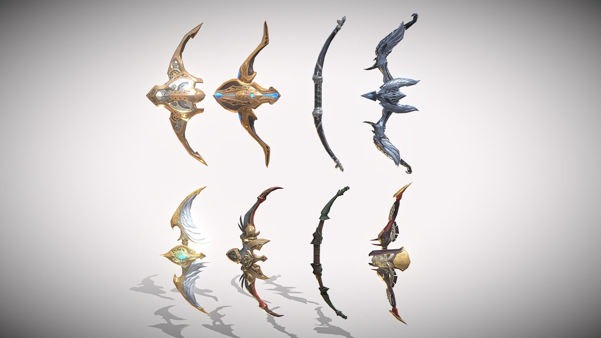 Battle Bows - Buy Royalty Free 3D model by Jacob Shearston ...