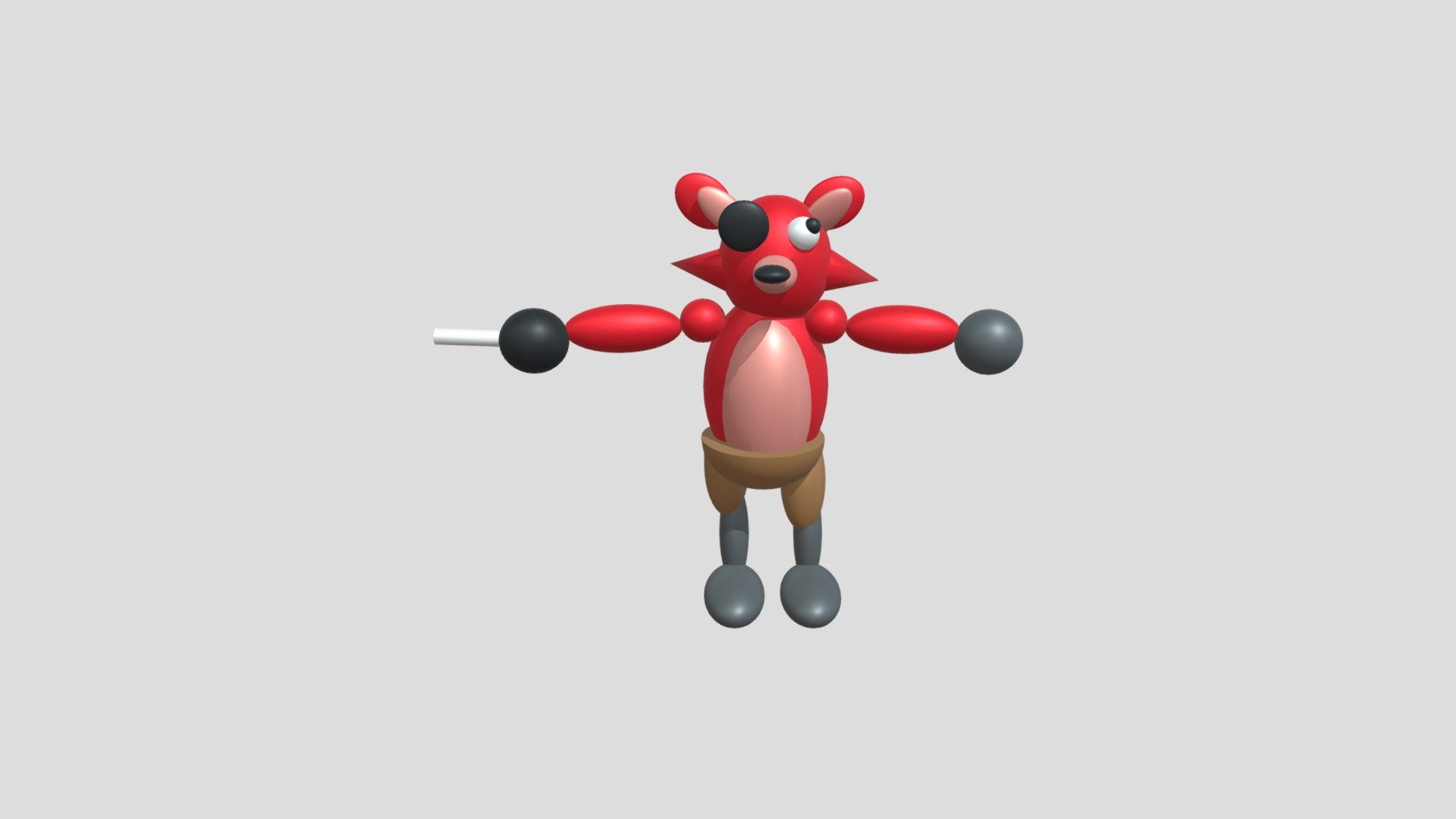 Fnaf Derp Foxy - 3D model by The Shizazle (@The_Shizazle) [f5883cc ...