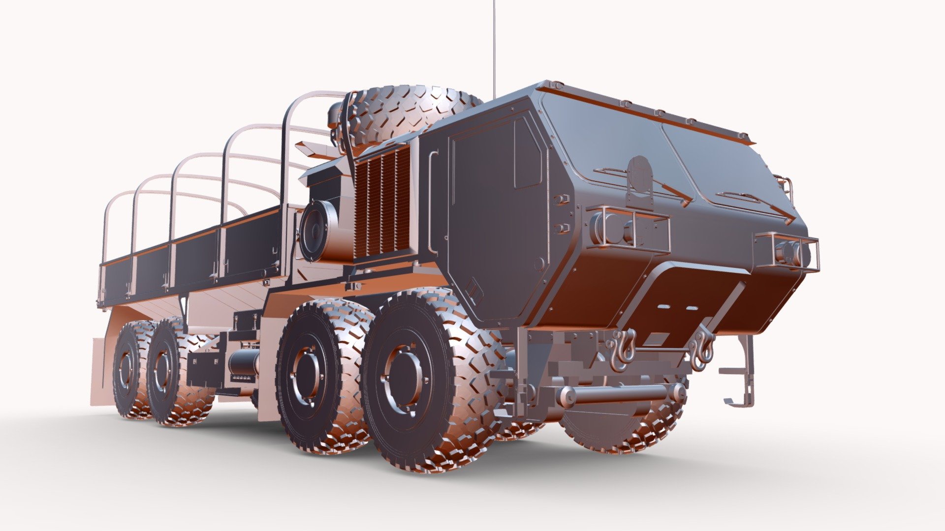 HEMTT M978A2 8X8 esboço - 3D model by LM3D (@lm9241221) [f588c97 ...