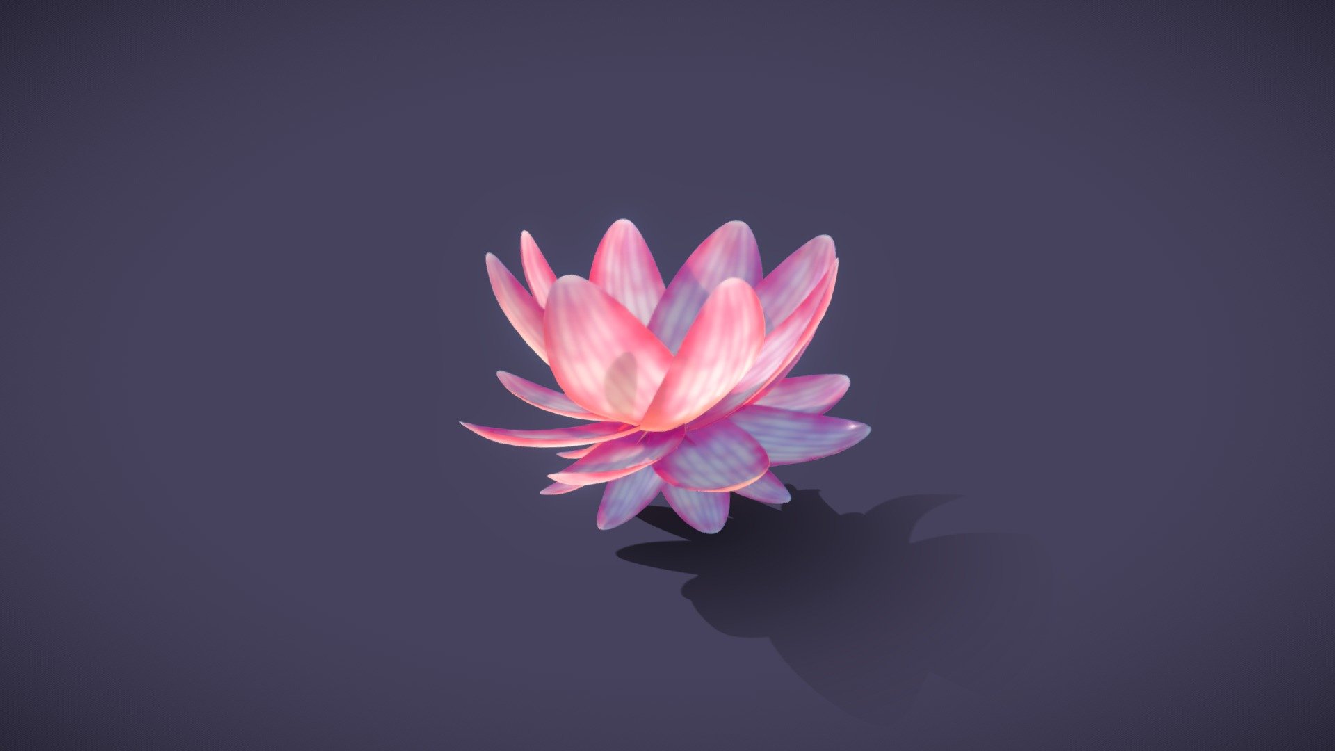 Lotus Flower - 3D model by 90degreeswest.com [f588f4d] - Sketchfab