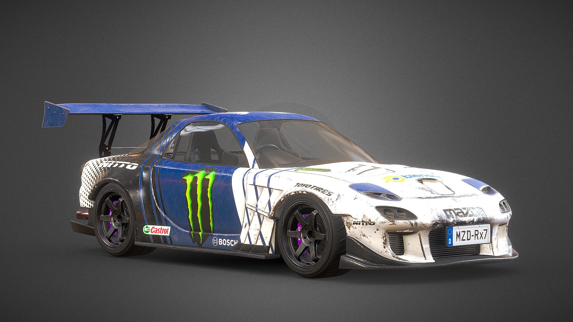 Mazda_Rx7 - Buy Royalty Free 3D model by Naman Deep (@namandeep444 ...
