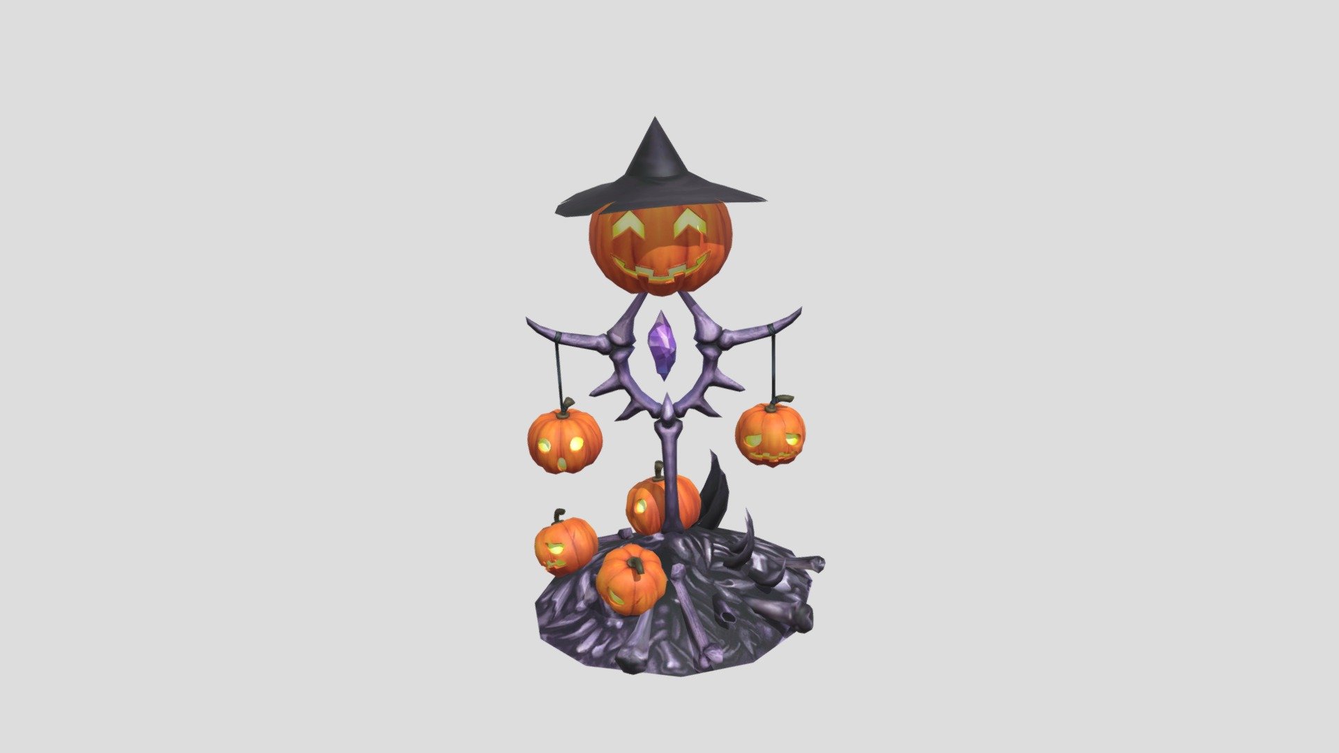 Monster SkeletonTotem Co18 Halloween King's raid - Download Free 3D ...