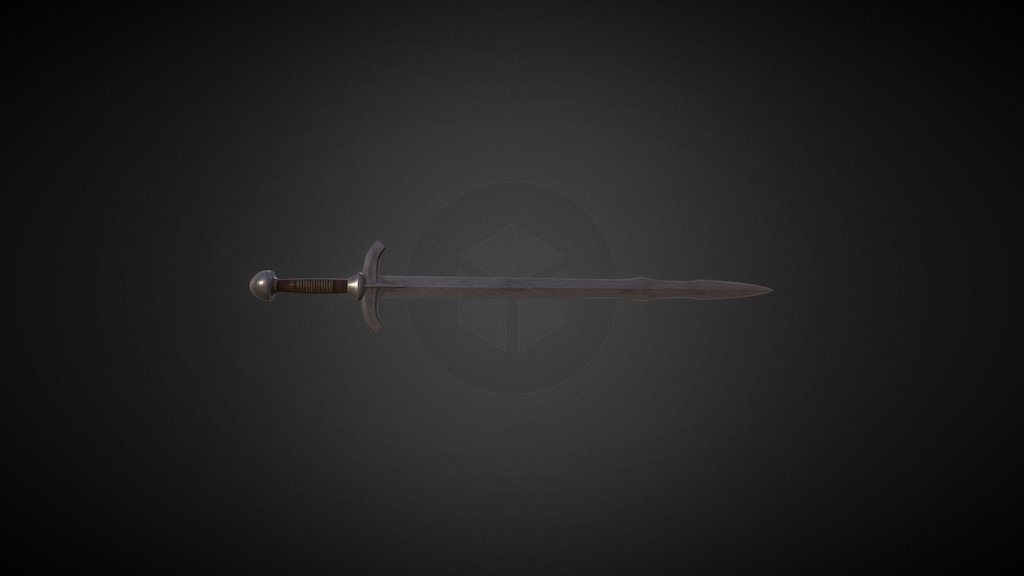 Iron Longsword - 3D model by jrc0011 [f58bf2c] - Sketchfab