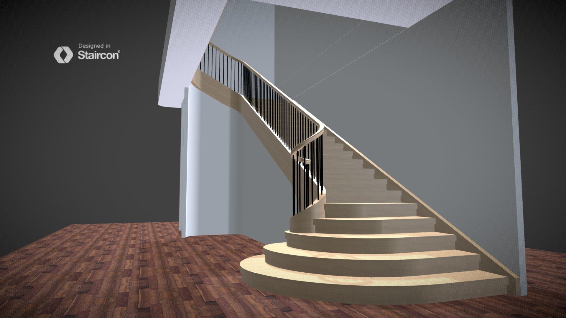 Fibonacci spiral - 3D model by 3D Software for Stair Design and ...