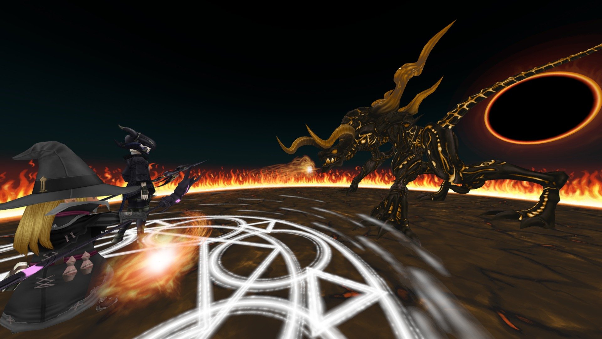 Battle against Ifrit - 3D model by xeroseis [f58cce2] - Sketchfab