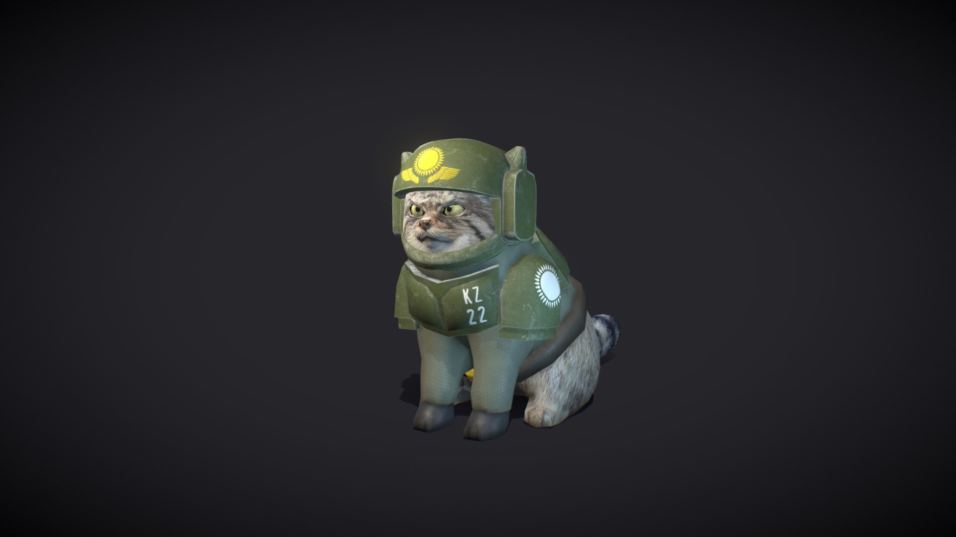 Warhammer imperial pallas's cat - 3D model by BATPyLLIKA32 [f58dc73 ...