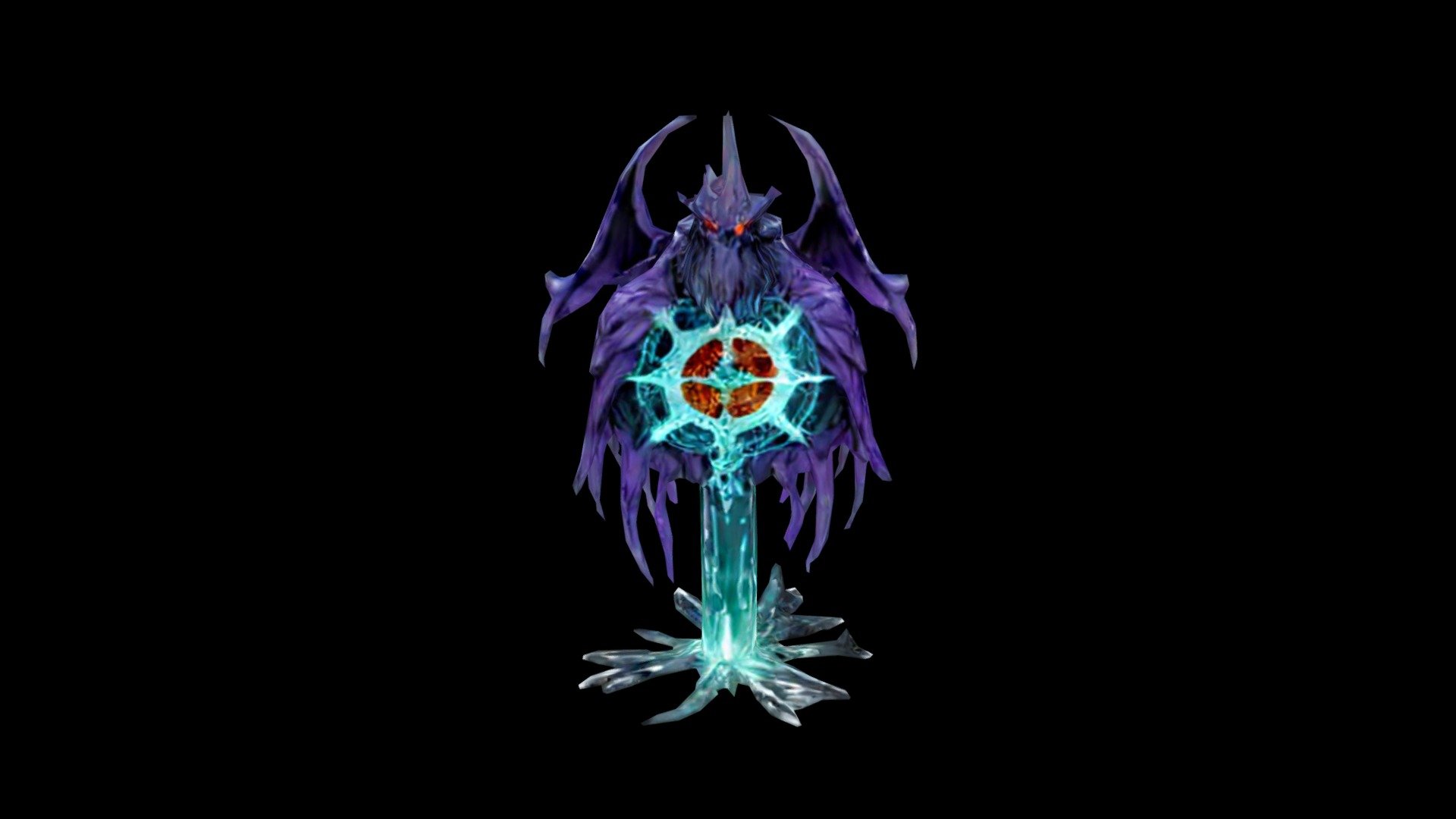 Illustration of a majestic demon-like creature h - Download Free 3D ...