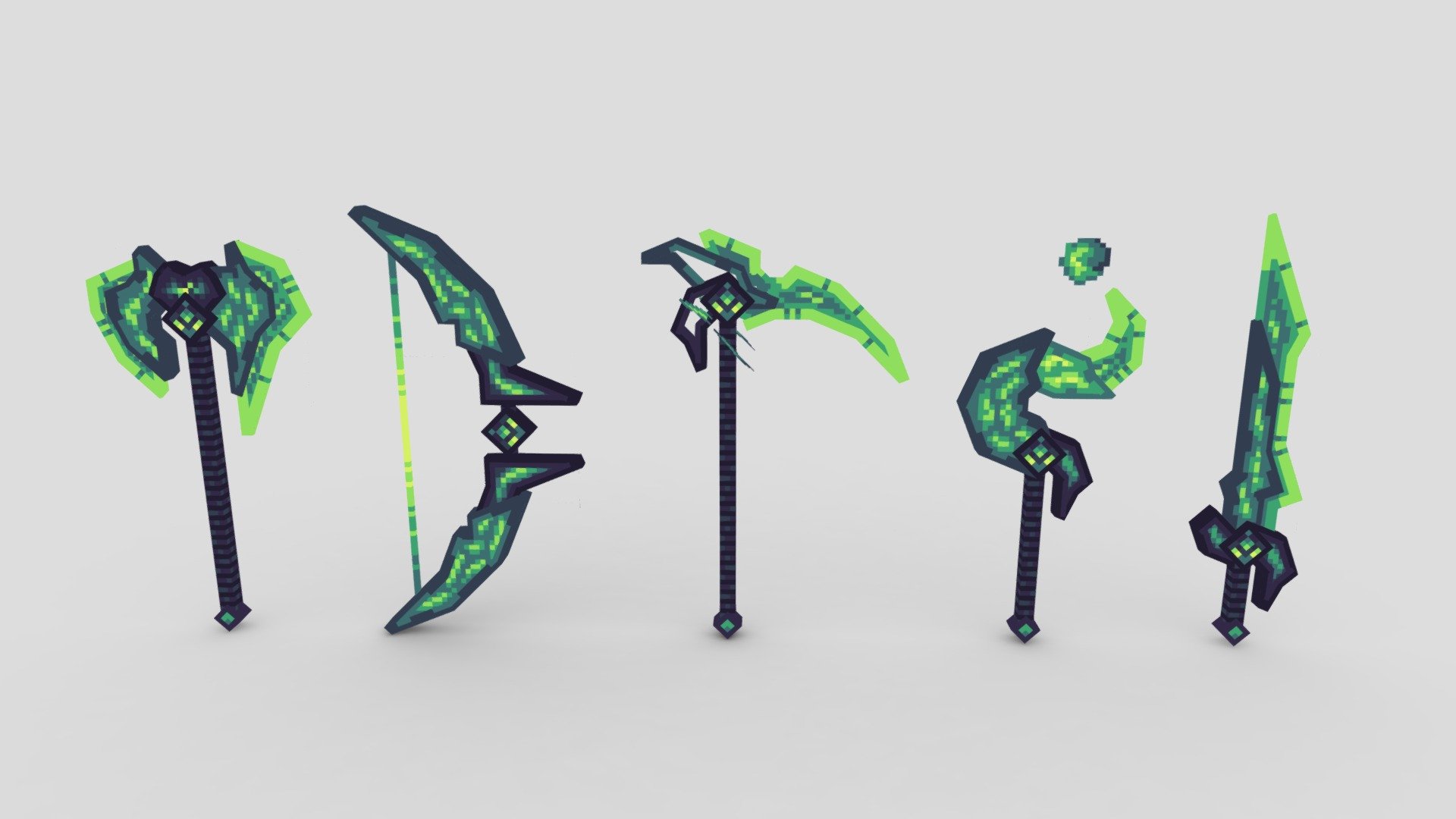 Reaper Weapons - Buy Royalty Free 3D model by EliteCreatures [f591b4a] - Sketchfab Store