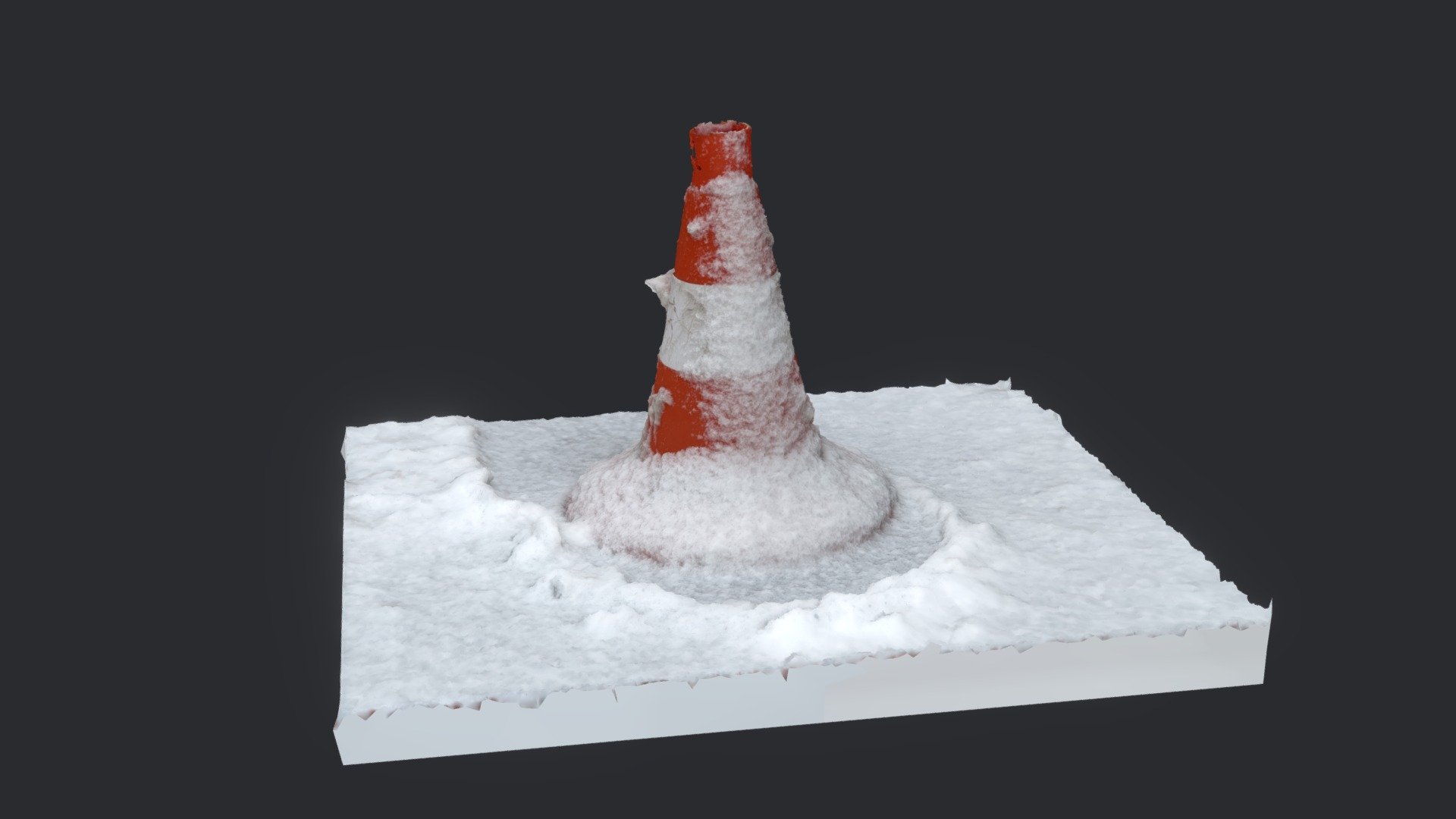 Scan Snow Road Cone - Download Free 3D model by Arthur Dent (@Art_and ...