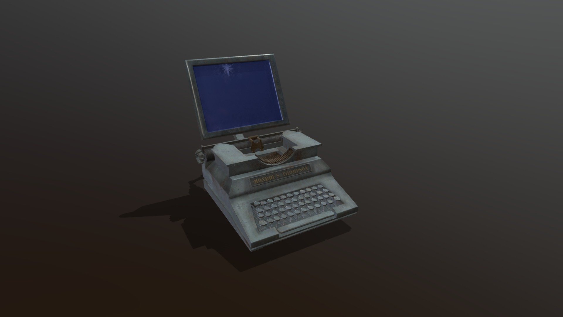 Typewriter - 3D model by Iesha Ishicka (@ishicka) [f592809] - Sketchfab