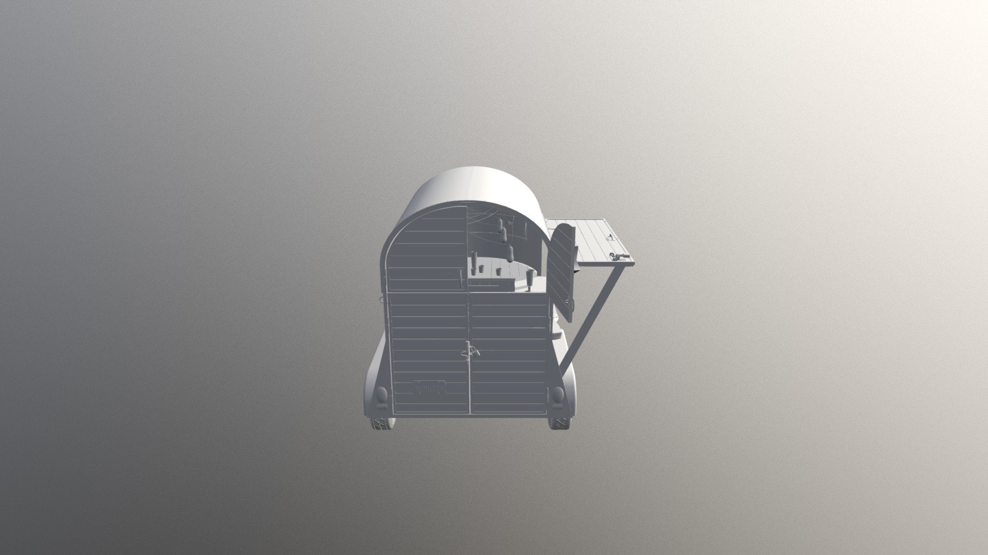 Mobile Bar - 3D model by Denis (@denisdei) [f5933e0] - Sketchfab