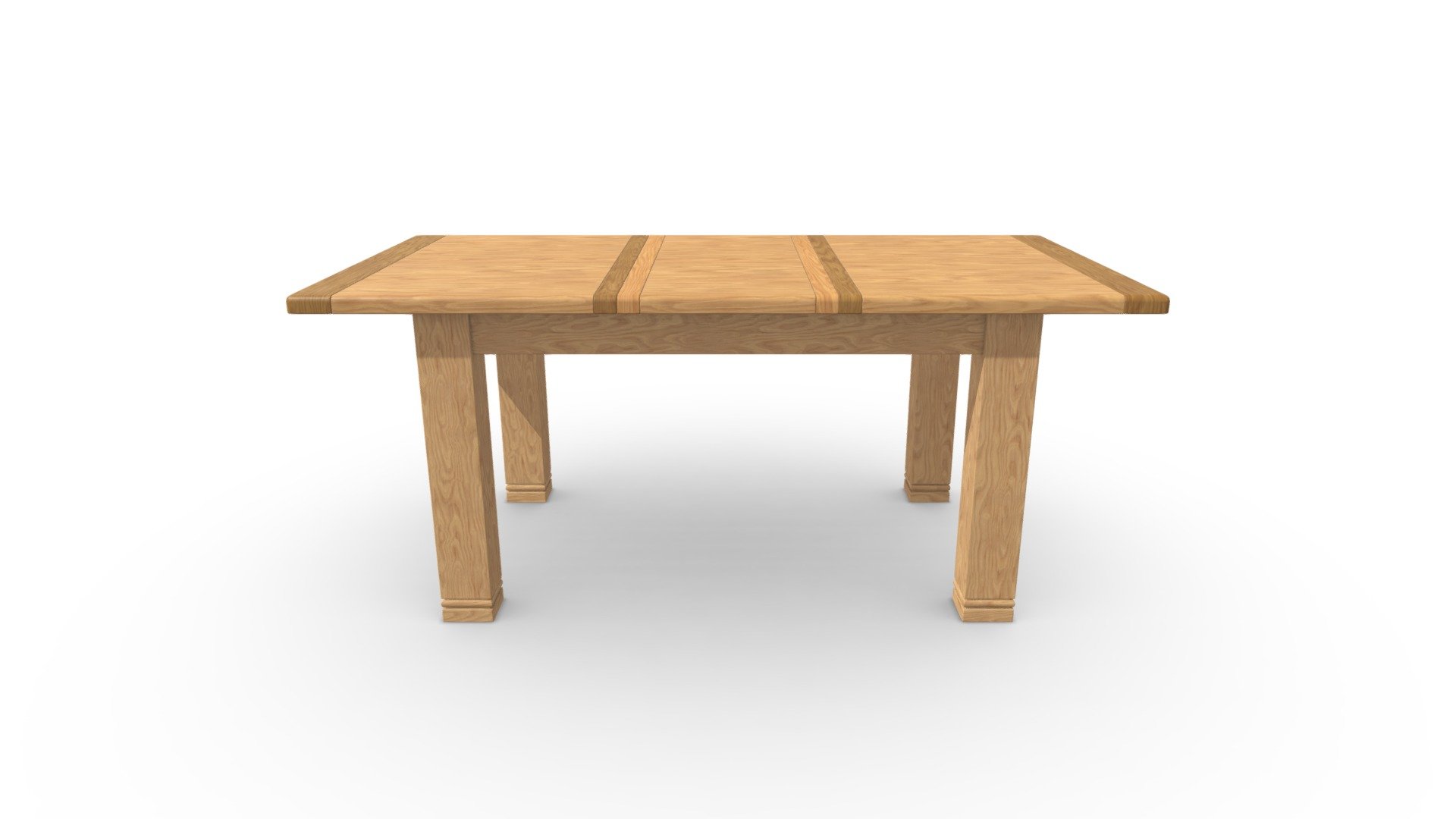 Dawn Dining Table Small, Oak - 3D model by Protarus [f5941cf] - Sketchfab