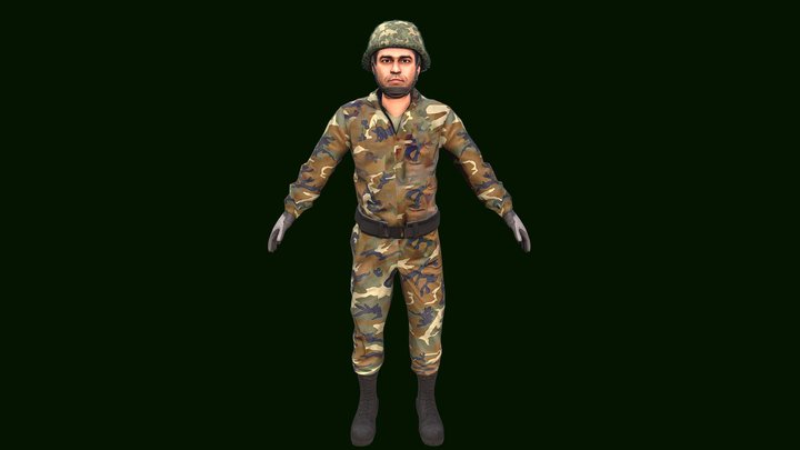 Militarycharacter 3D models - Sketchfab