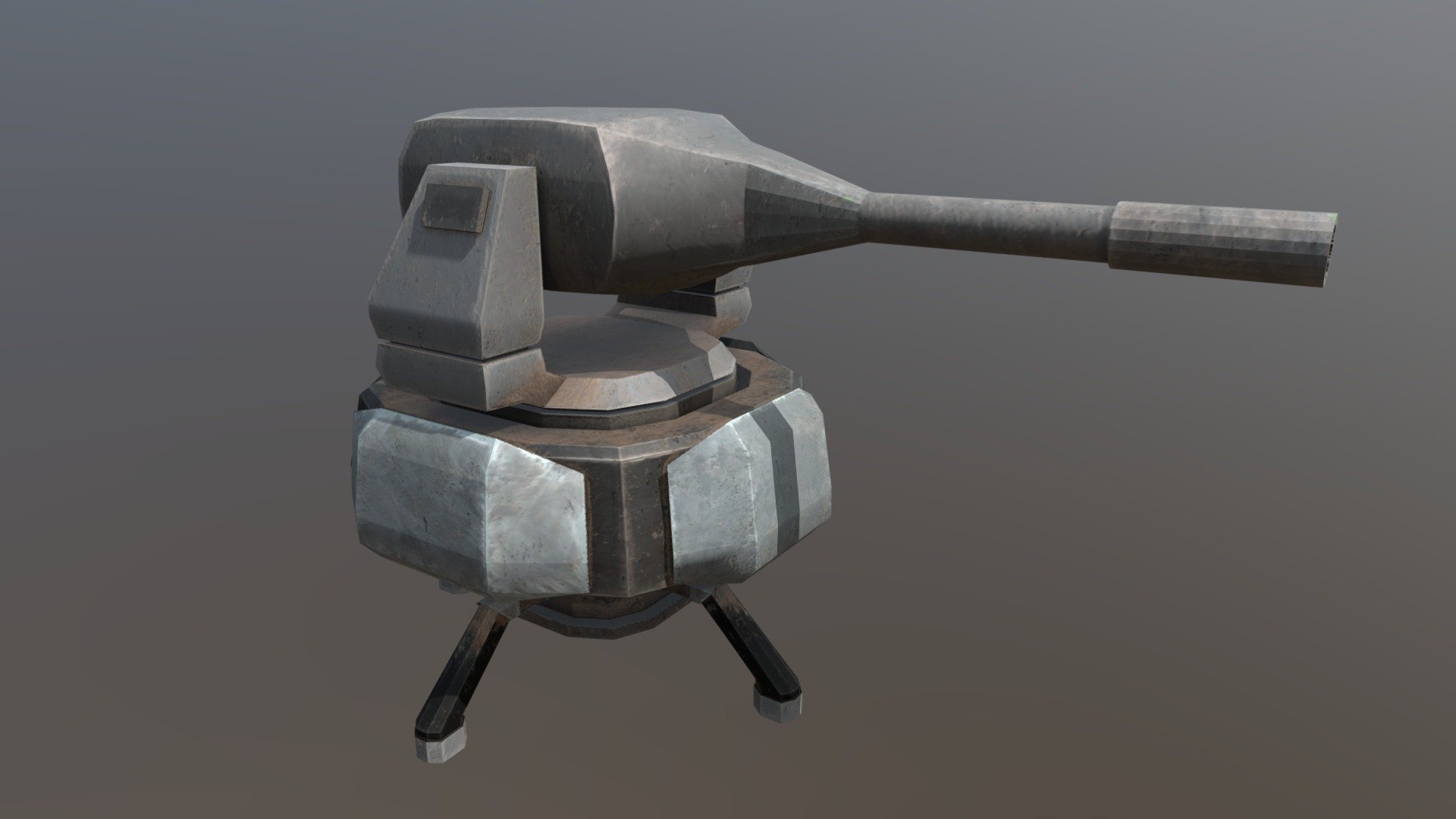 Turret - Download Free 3D model by Memorie [f595460] - Sketchfab