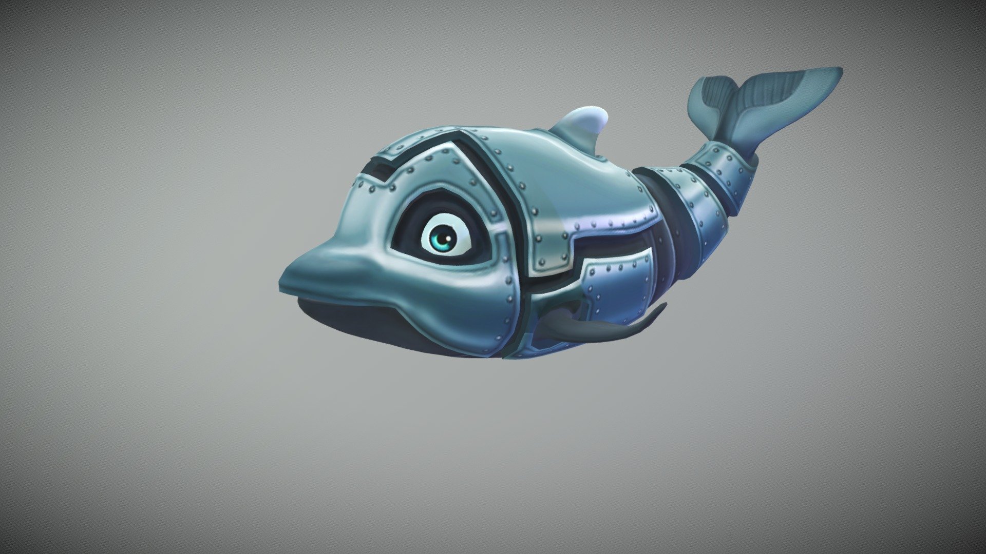 Dolphin Robot - Hero Skin - 3D model by patatajec [f597ace] - Sketchfab