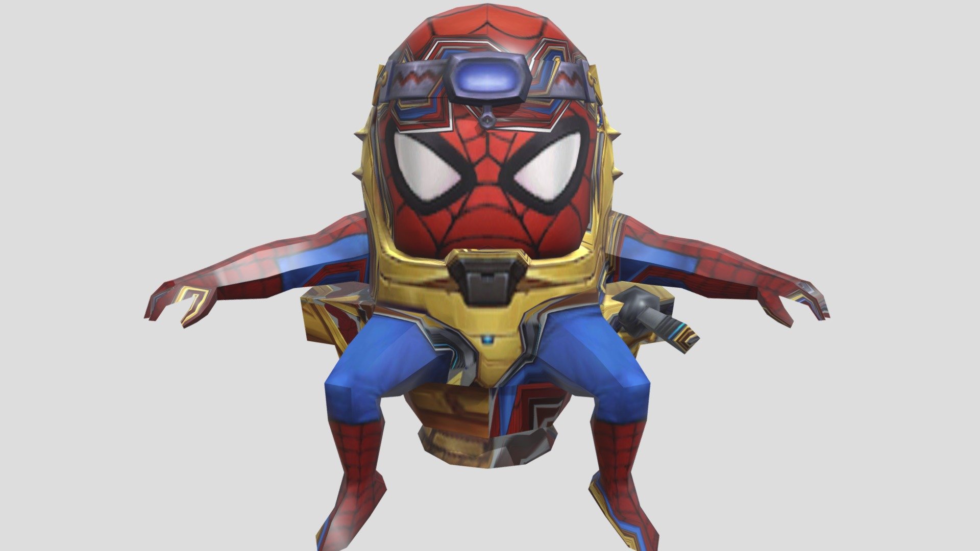 Modok Spiderman(Textured)(Rigged) - Download Free 3D model by 3D MODELS ...