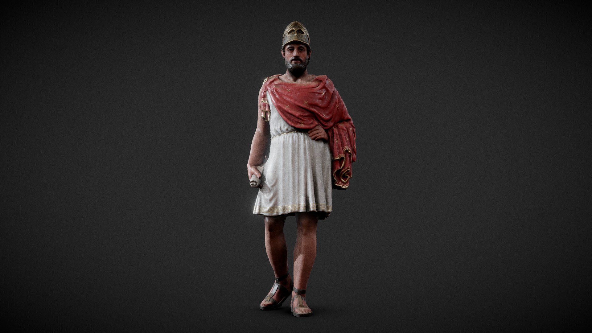 Pericles - Polychromy - 3D model by ChronoscopeVR [f598569] - Sketchfab