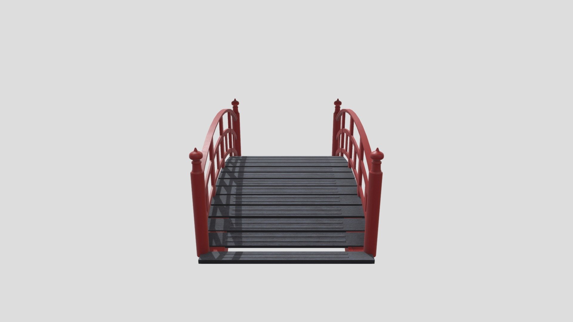 Japanese Bridge - 3D model by Ketrezz [f59983a] - Sketchfab