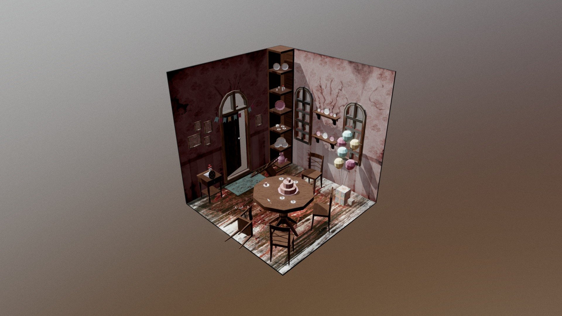 sad celebration - 3D model by meono [f59c68a] - Sketchfab