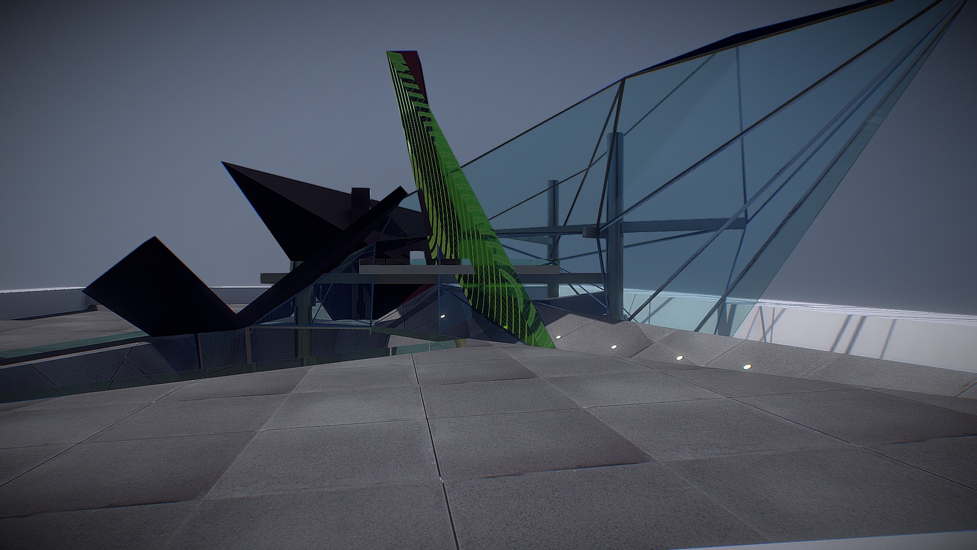 Modern Building Design - 3D model by TRYFIELD [f5a09ba] - Sketchfab