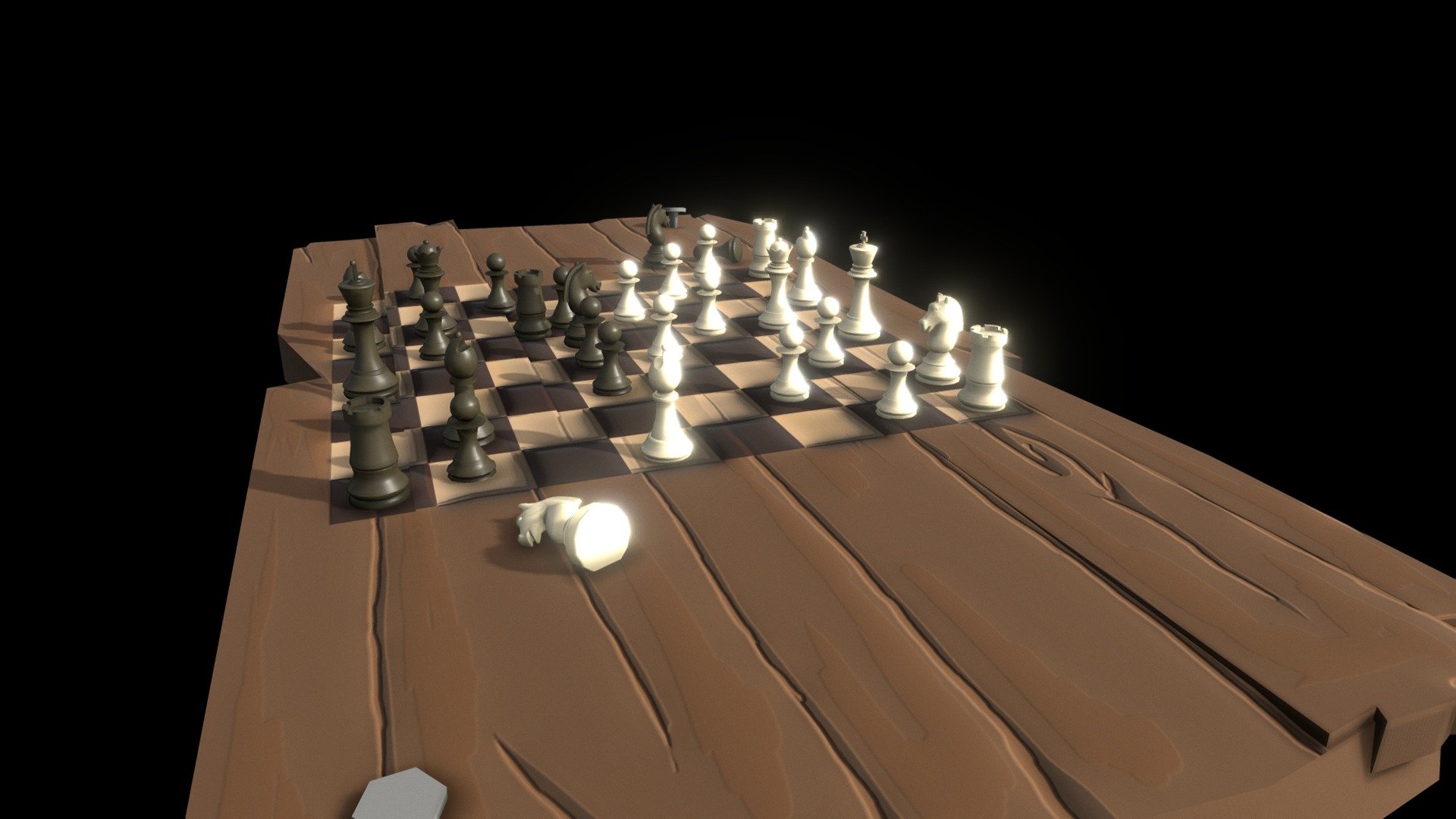 chess animation - 3D model by kevinpfpf [f5a0f68] - Sketchfab