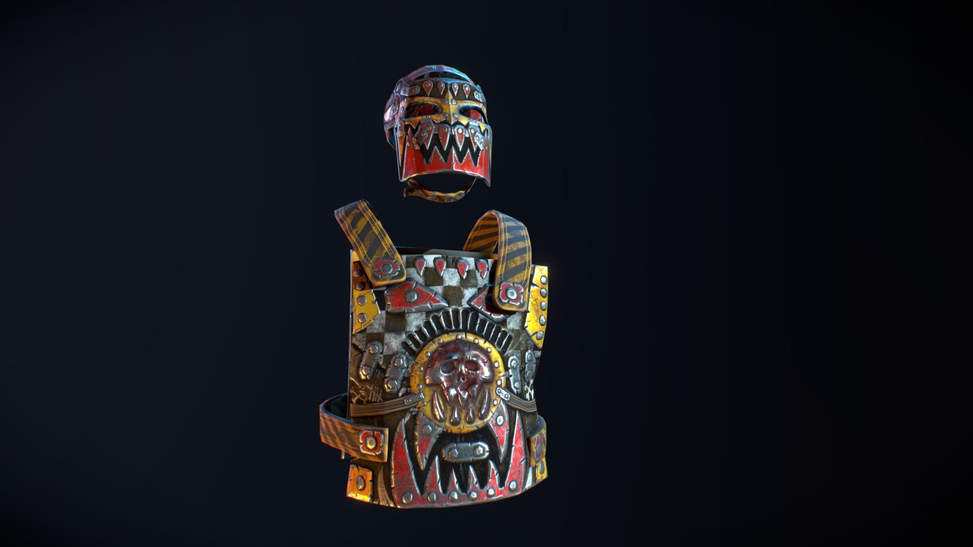 Scrapper Metal Armor - 3D model by JohnnyOldBoy (@bogush9292) [f5a1ba6 ...