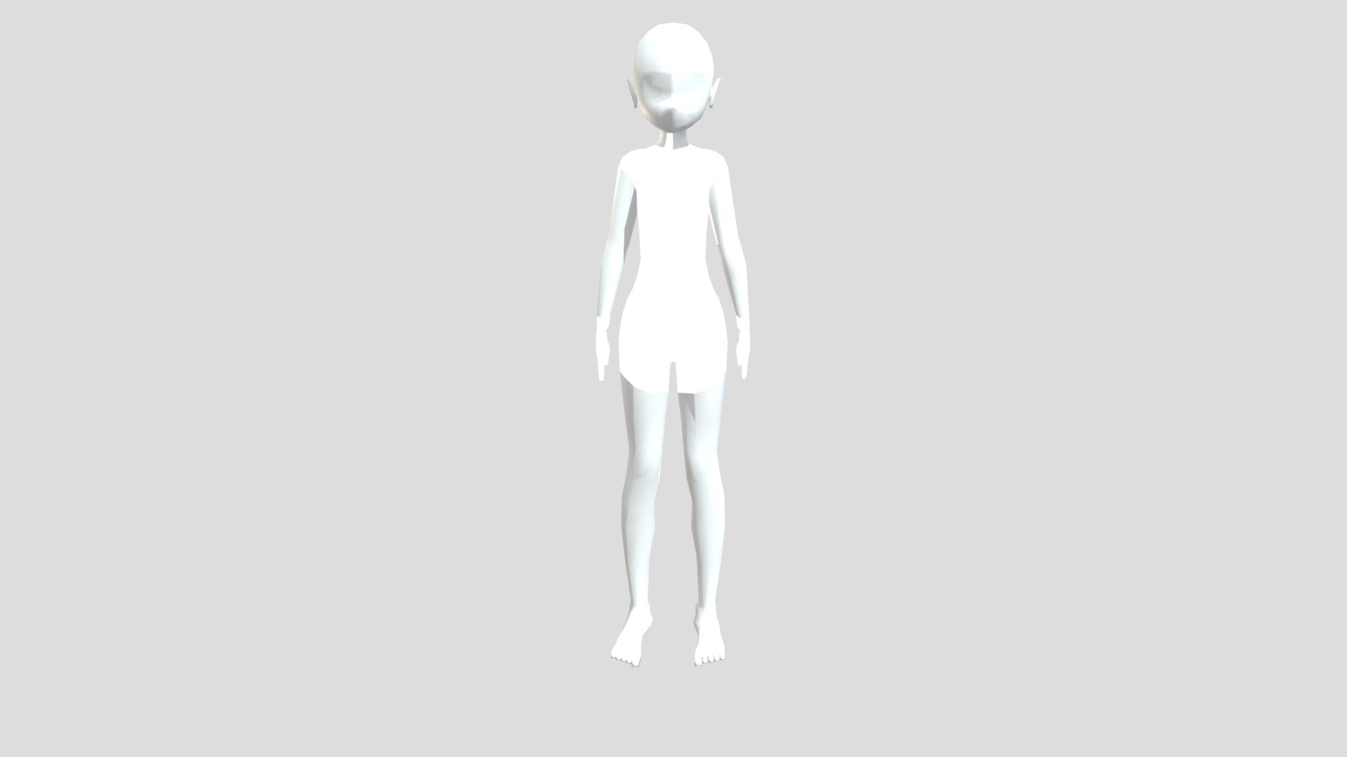 Female Young Adult Anime/Manga Model - Download Free 3D model by ...