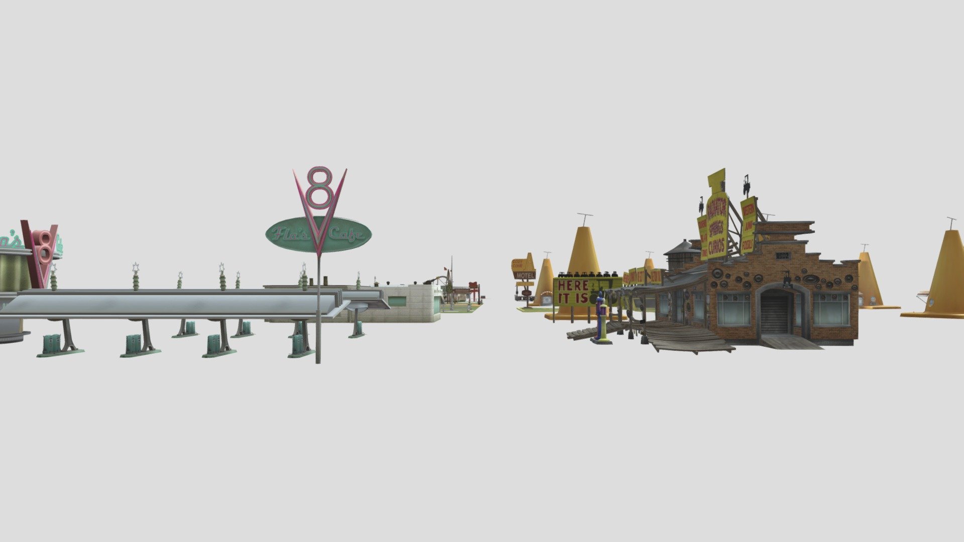Radiator Springs Building - Download Free 3D model by World game ...