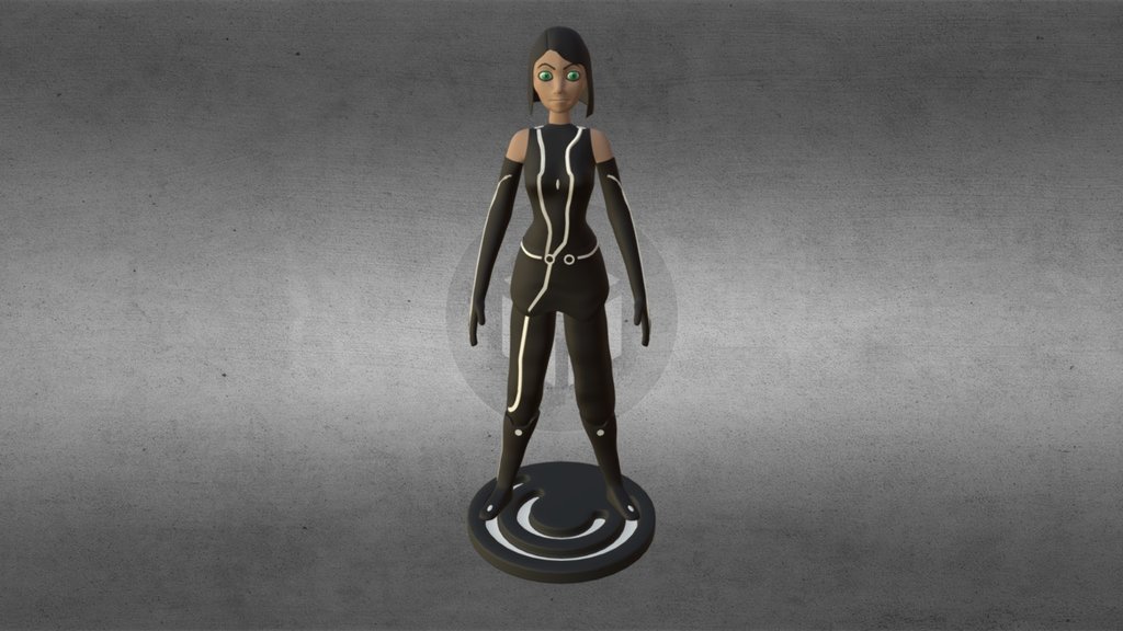 Quorra - Disney Infinity - 3D model by alineguimaraes [f5a6b6a] - Sketchfab