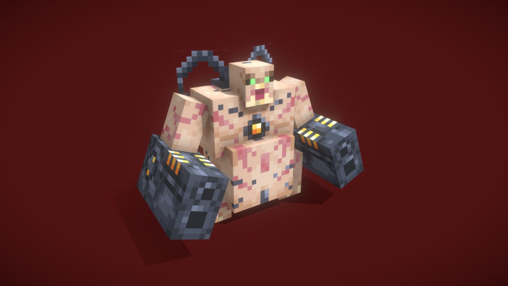 Mancubus (Doom Eternal) - Minecraft Model - 3D model by Tom Favier ...