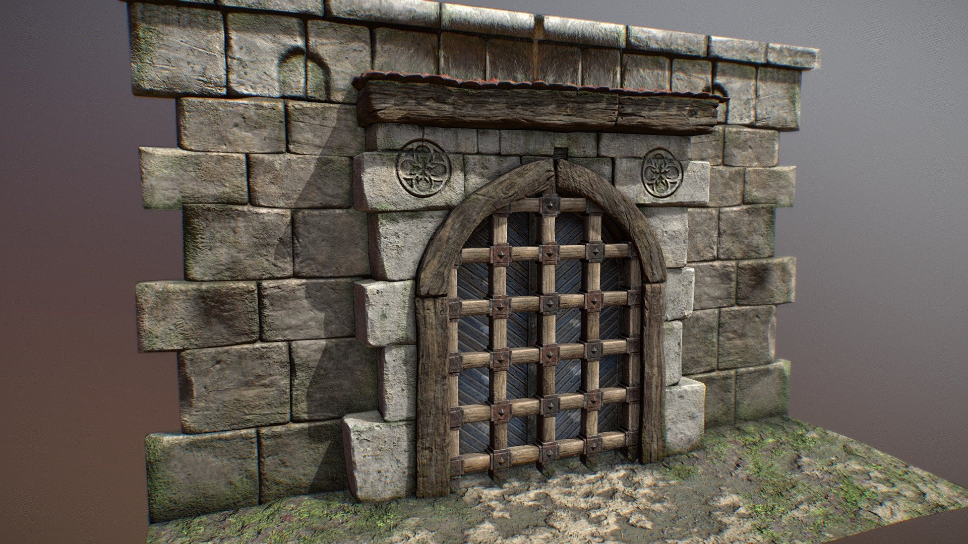 Castle Gates - 3D model by 3d.rina [f5a82dc] - Sketchfab